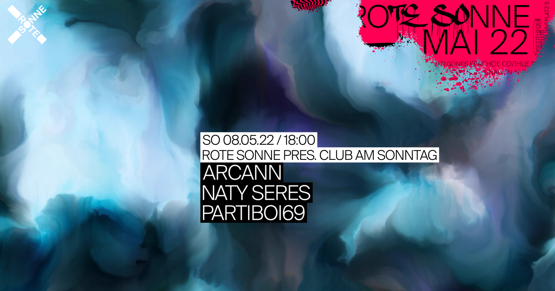 Rote Sonne pres. Club am Sonntag with Partiboi69 at Rote Sonne, Munich