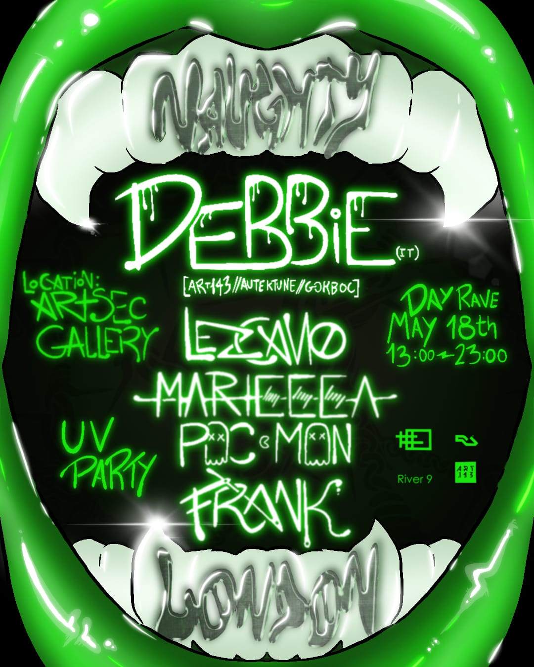 Naughty London - Fashion Day-Rave ★ at Artsect Gallery, London