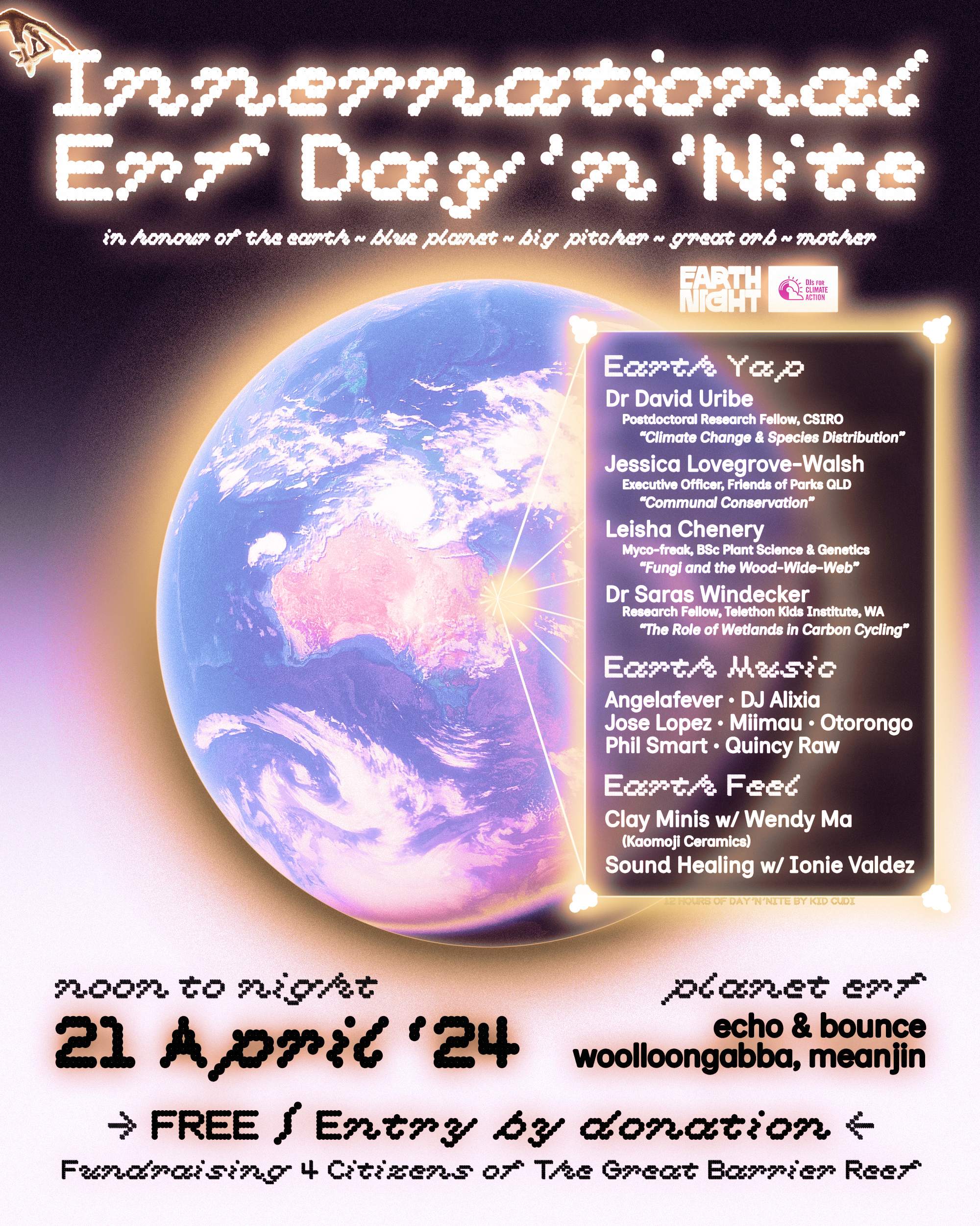 innernational erf day'n'nite at Echo & Bounce, Brisbane