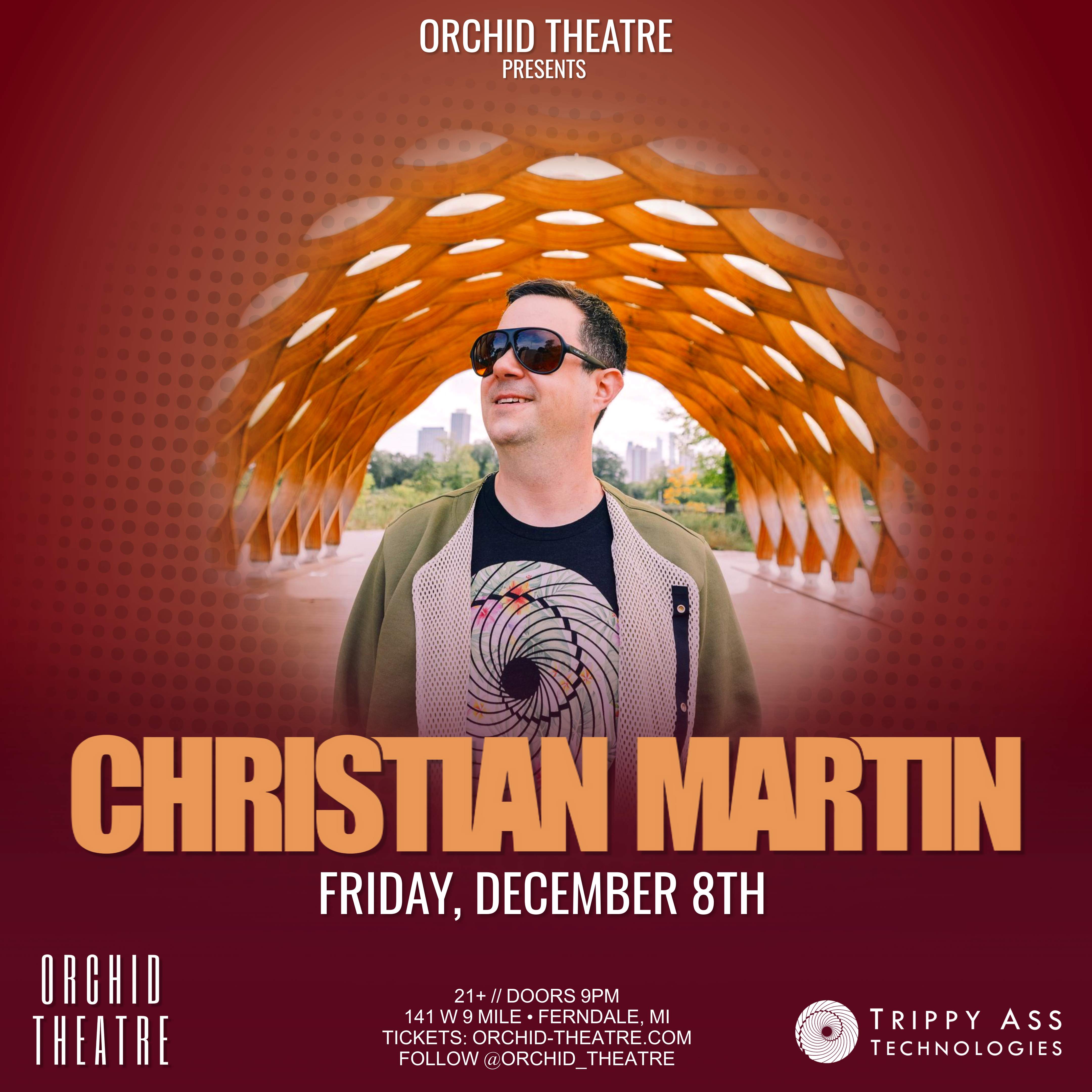 Christian Martin at Orchid Theatre at Orchid Theatre, Detroit