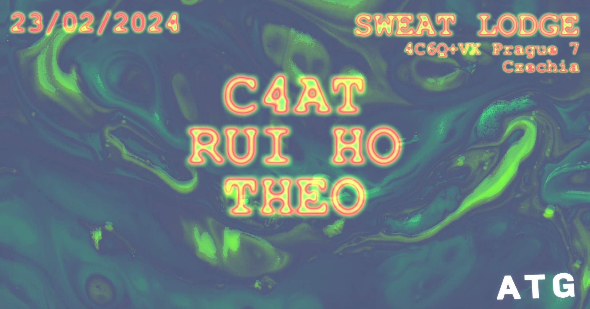 ATG Sweat Lodge with Rui Ho, C4AT & Theo at Altenburg 1964, Prague