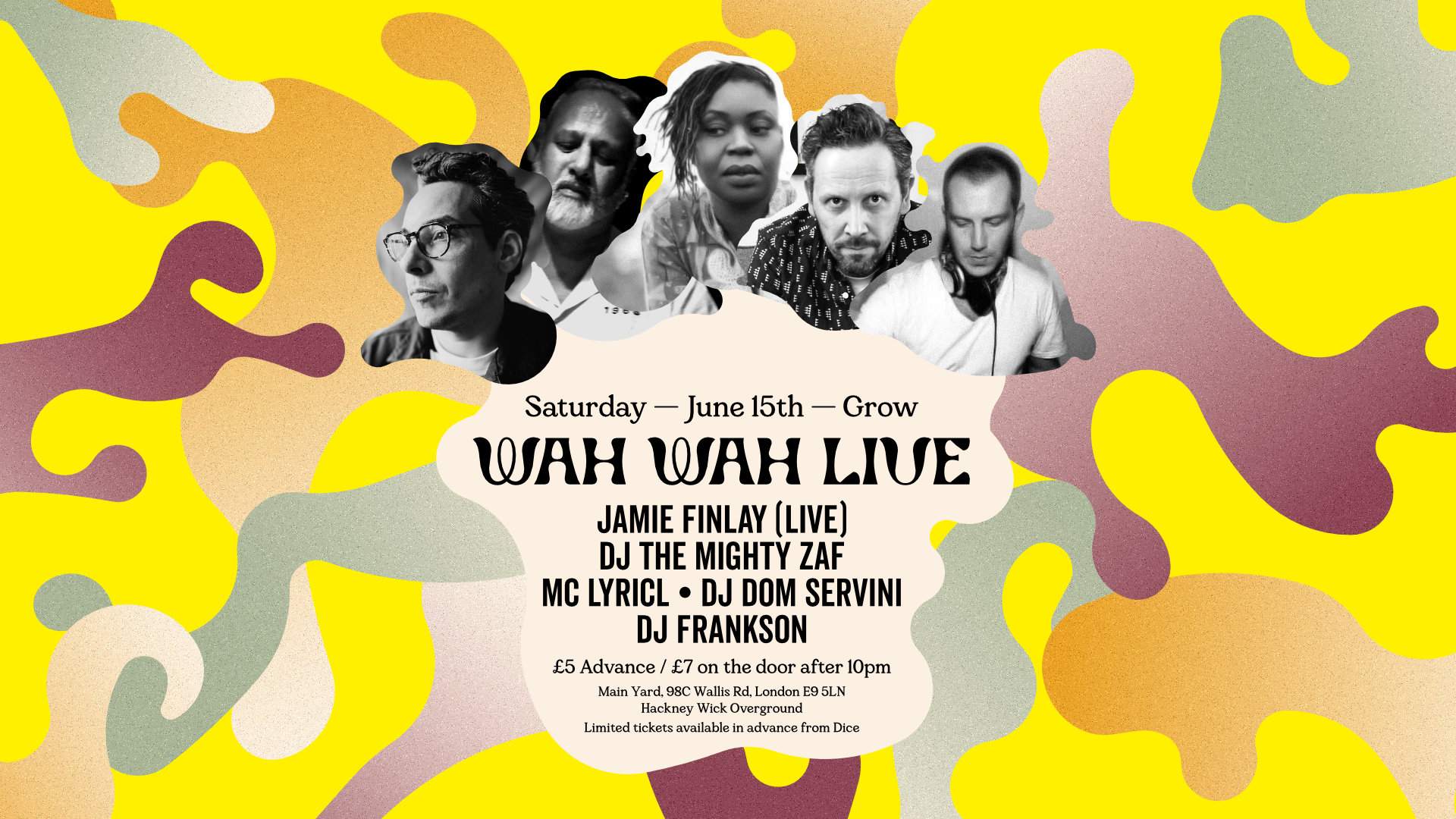 WAH WAH LIVE // Jamie Finlay // JAZZ // RNB // SOUL // HOUSE at Grow ...