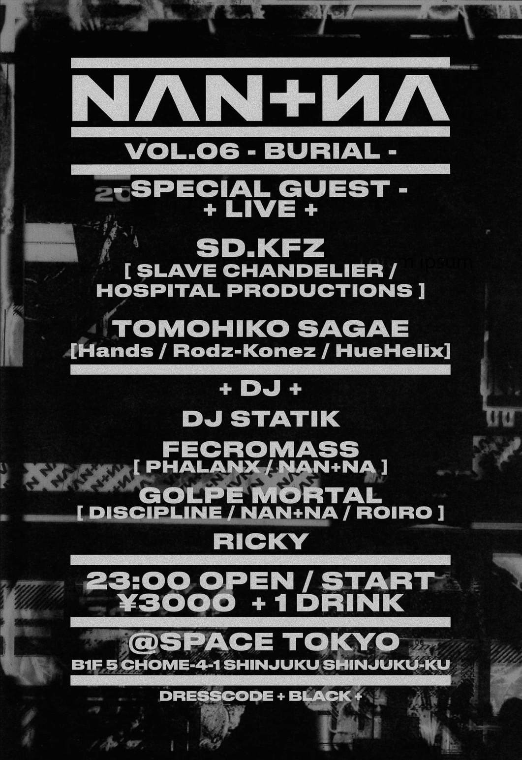 NAN+NA Vol.06 em Space, Tokyo