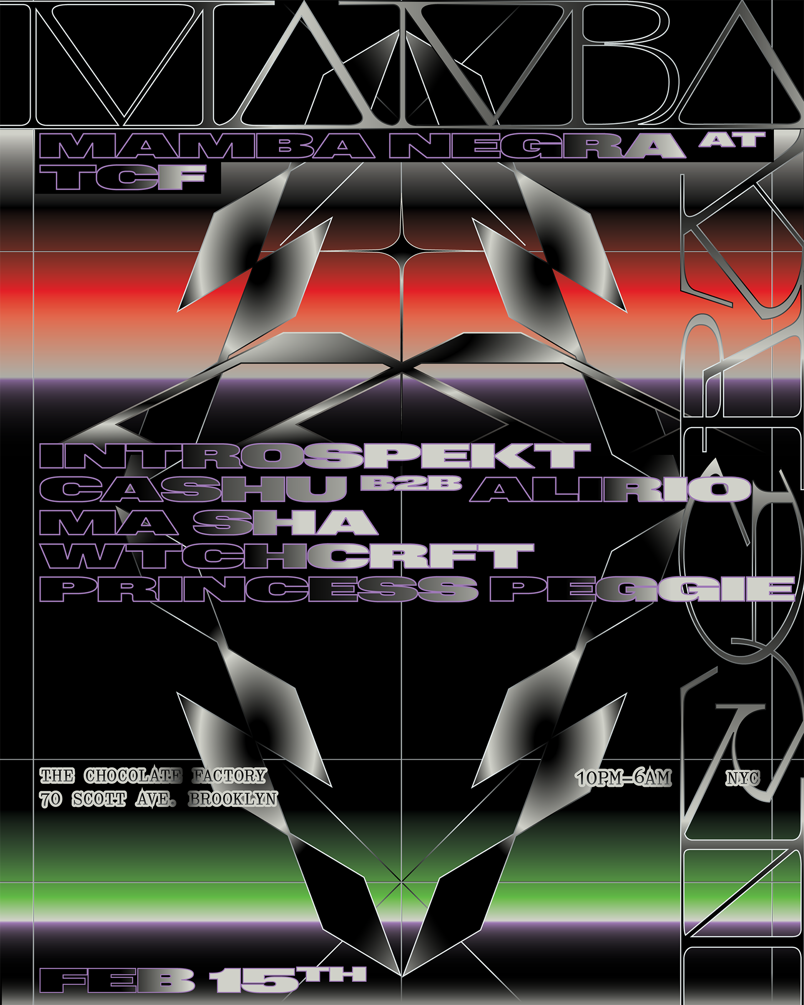 MAMBA NEGRA / Introspekt, Cashu B2B Alírio, Ma Sha, Princess Peggie ...