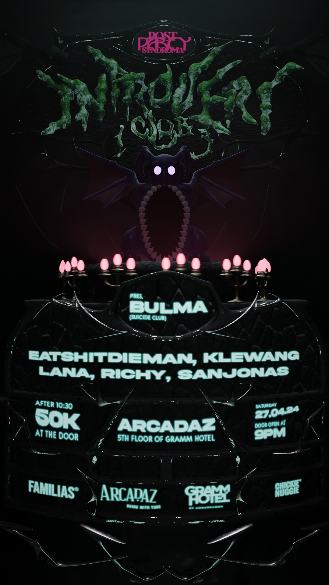 Introvert Club pres. Bulma at Arcadaz, Indonesia