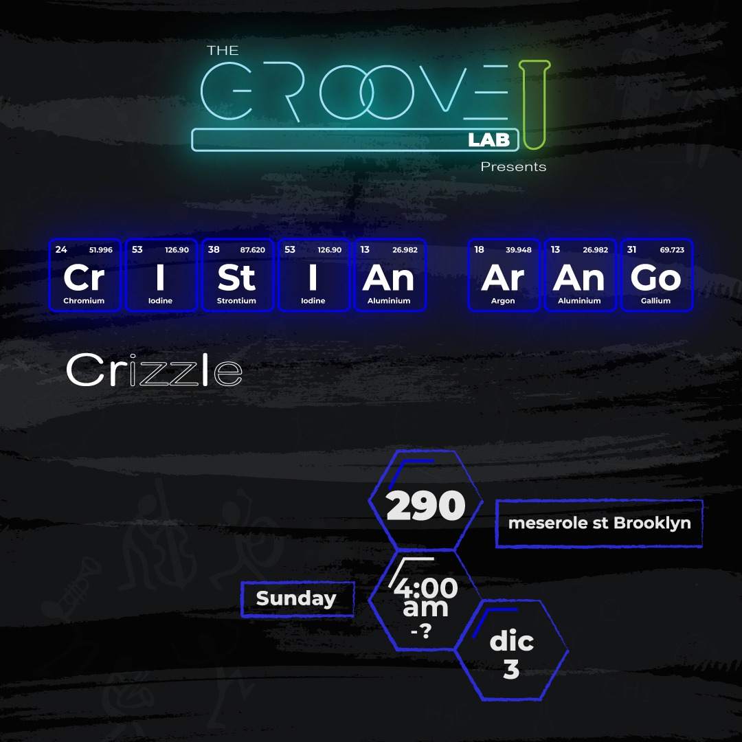 The Groove Lab - Cristian Arango - Crizzle at Now & Then NYC, New York City
