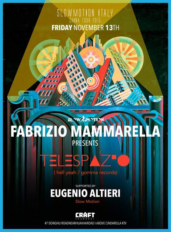 Fabrizio Mammarella China Tour em Craft, Shanghai