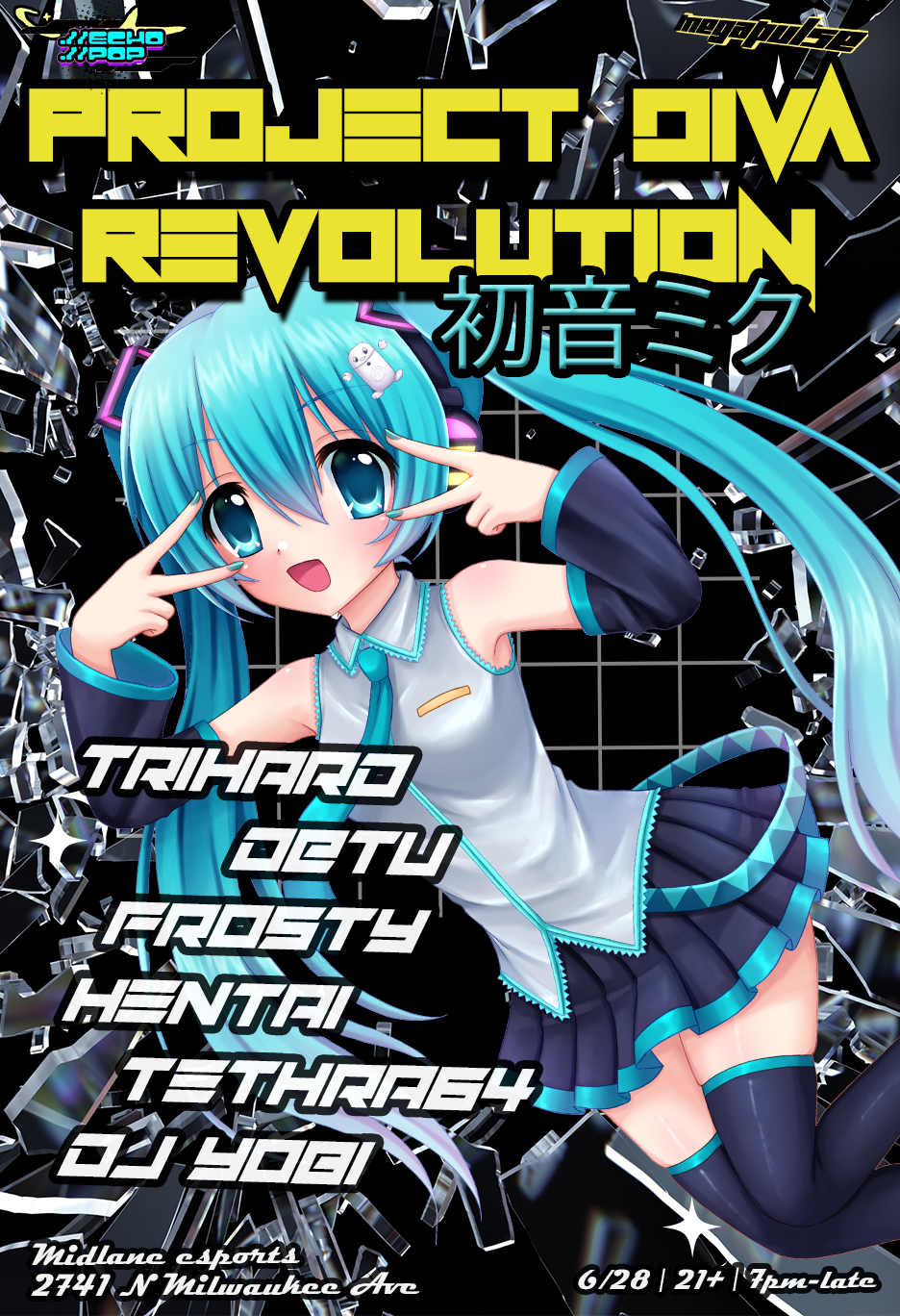 Vocaloid Rave Project Diva Revolution! (MEGAPULSE x EchoPop) at Midlane ...