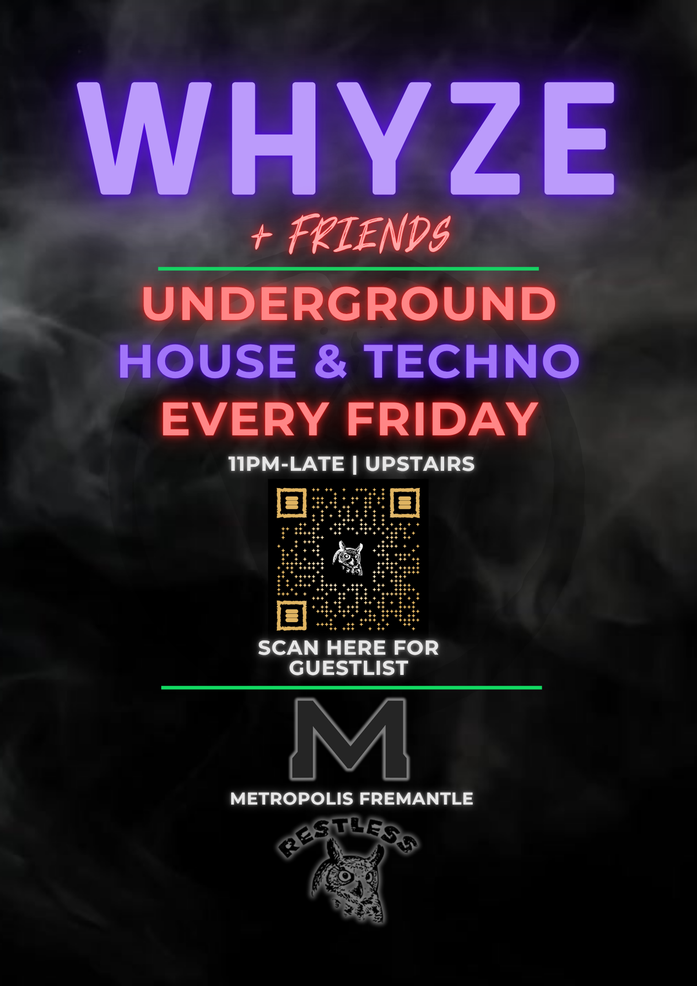 WHYZE + Friends feat. Cocco, Four Zero & Manu Navarro at Metropolis ...