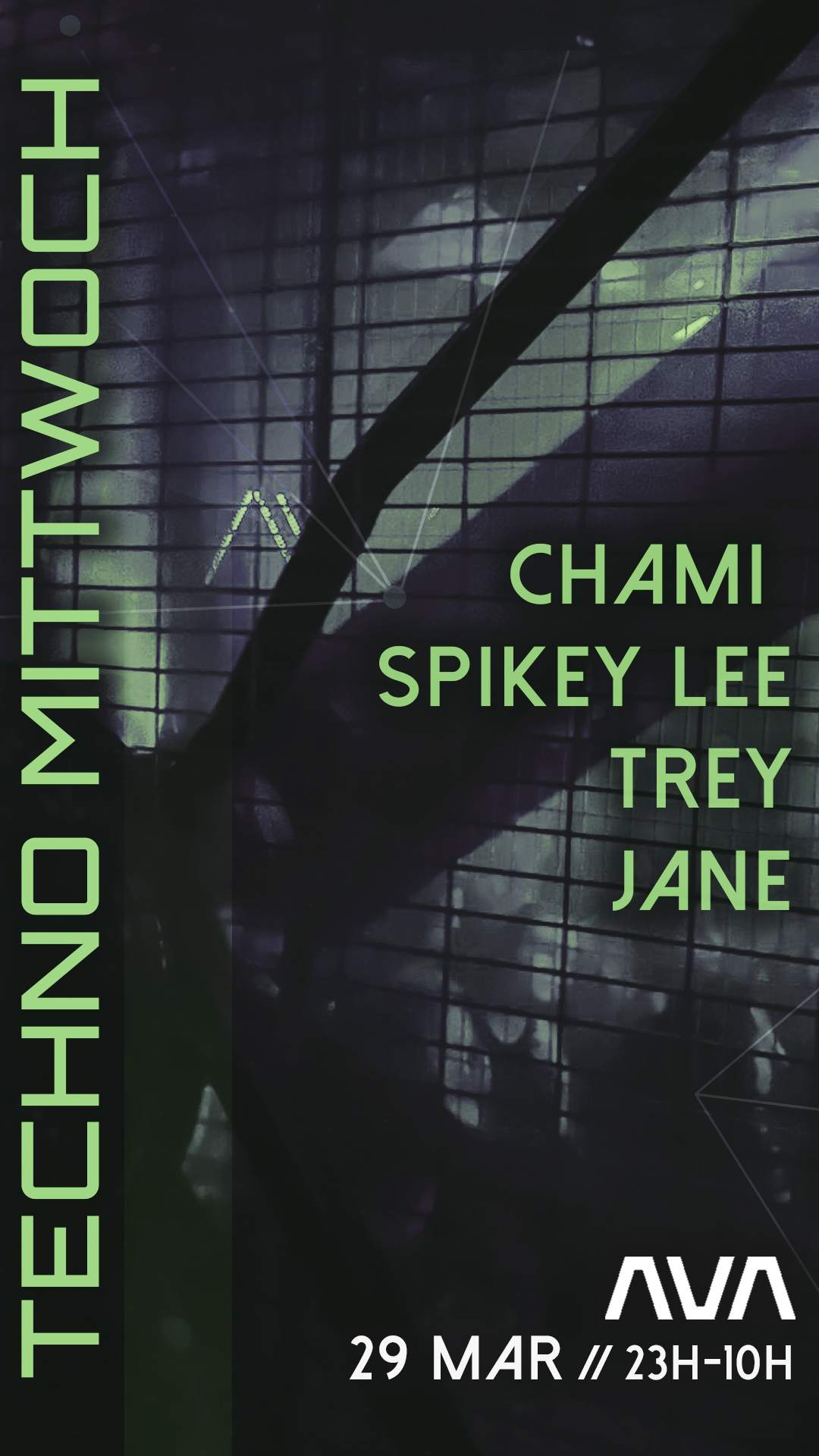 TECHNO MITTWOCH pres. Chami, Spikey Lee, Trey, Jane [Railway Arch Rave ...