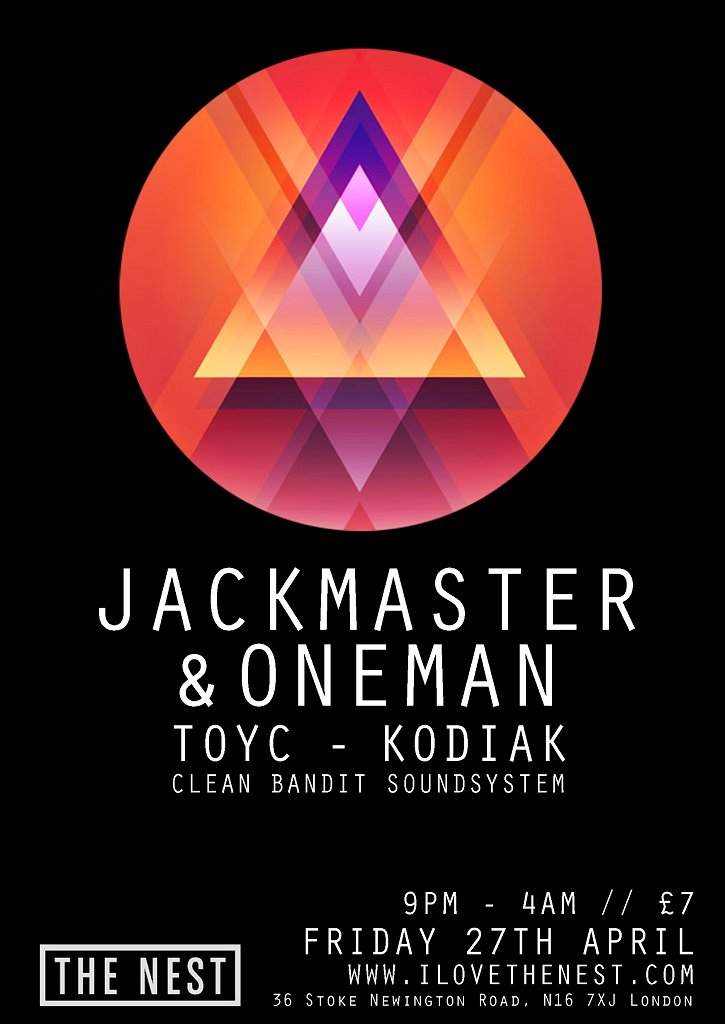 Jackmaster x Oneman bij The Nest, London