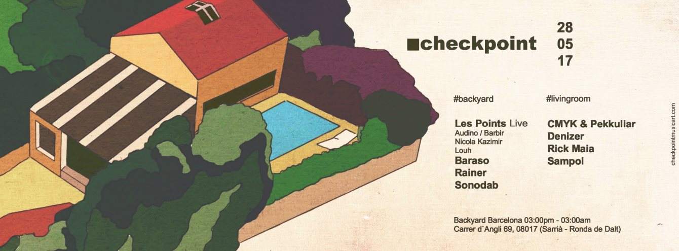 Checkpoint - Backyard #03 with Les Points Live bei Swingers Club Oops, Barcelona