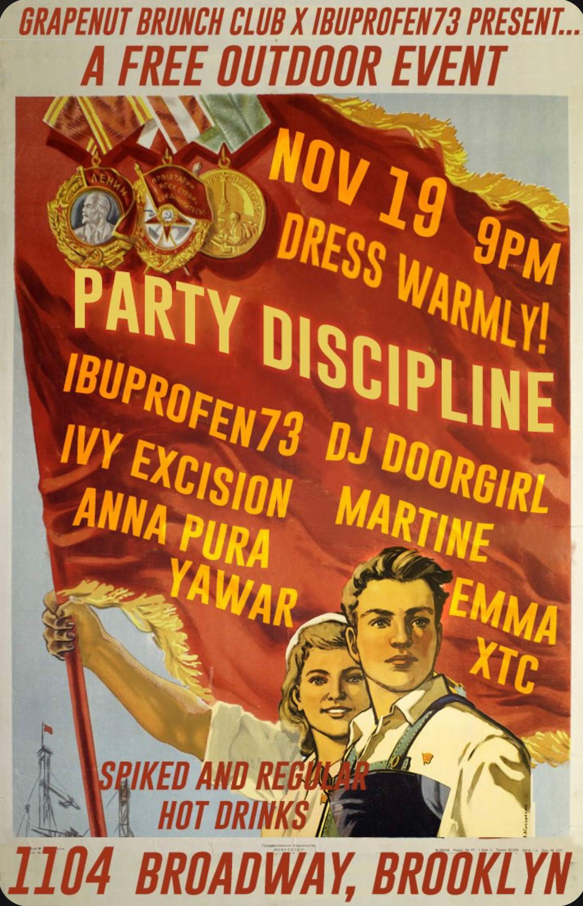 party discipline at TBA - 1104 broadway, brooklyn, ny, New York