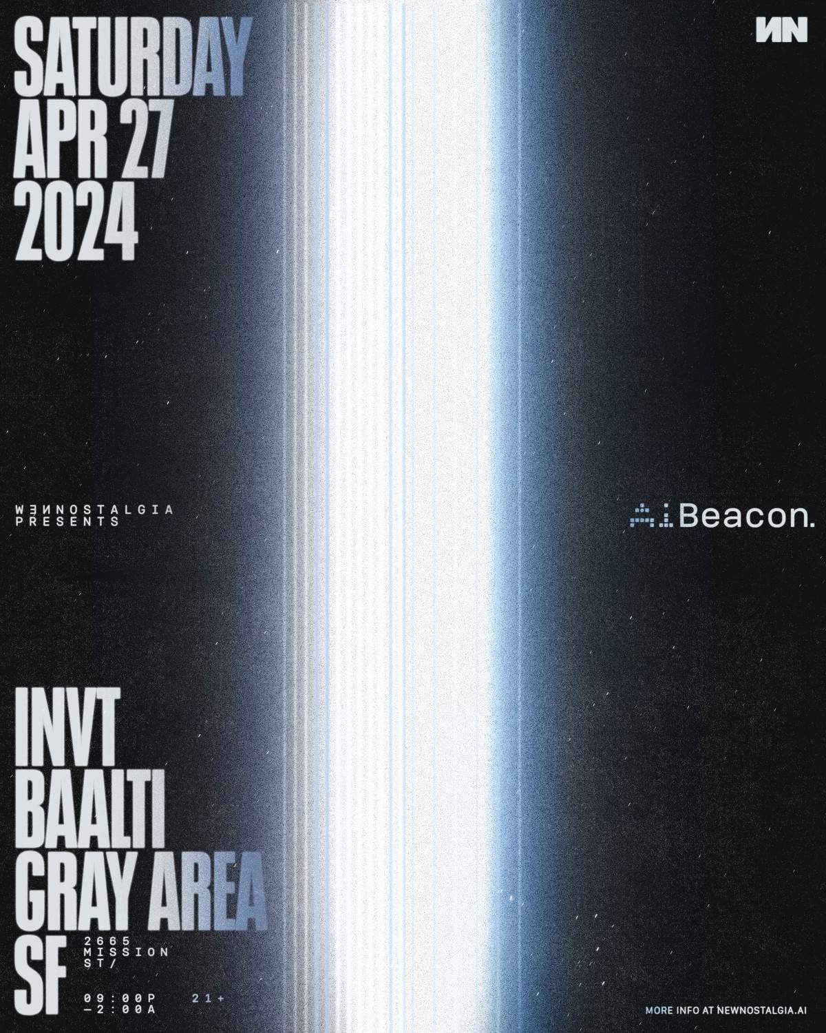 New Nostalgia: AiBeacon w/ INVT & Baalti at Gray Area, San Francisco ...