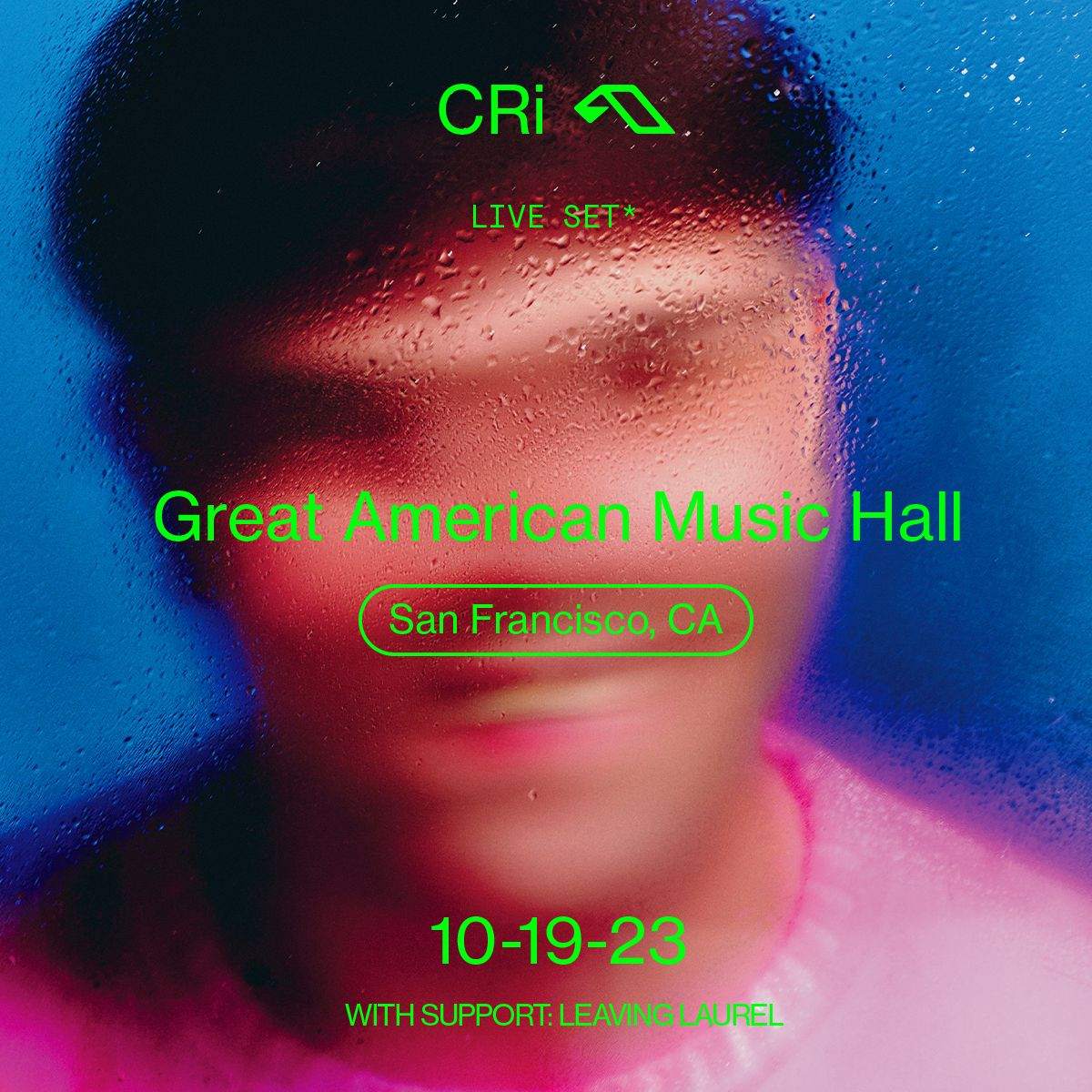 CRi at Great American Music Hall, San Francisco/Oakland