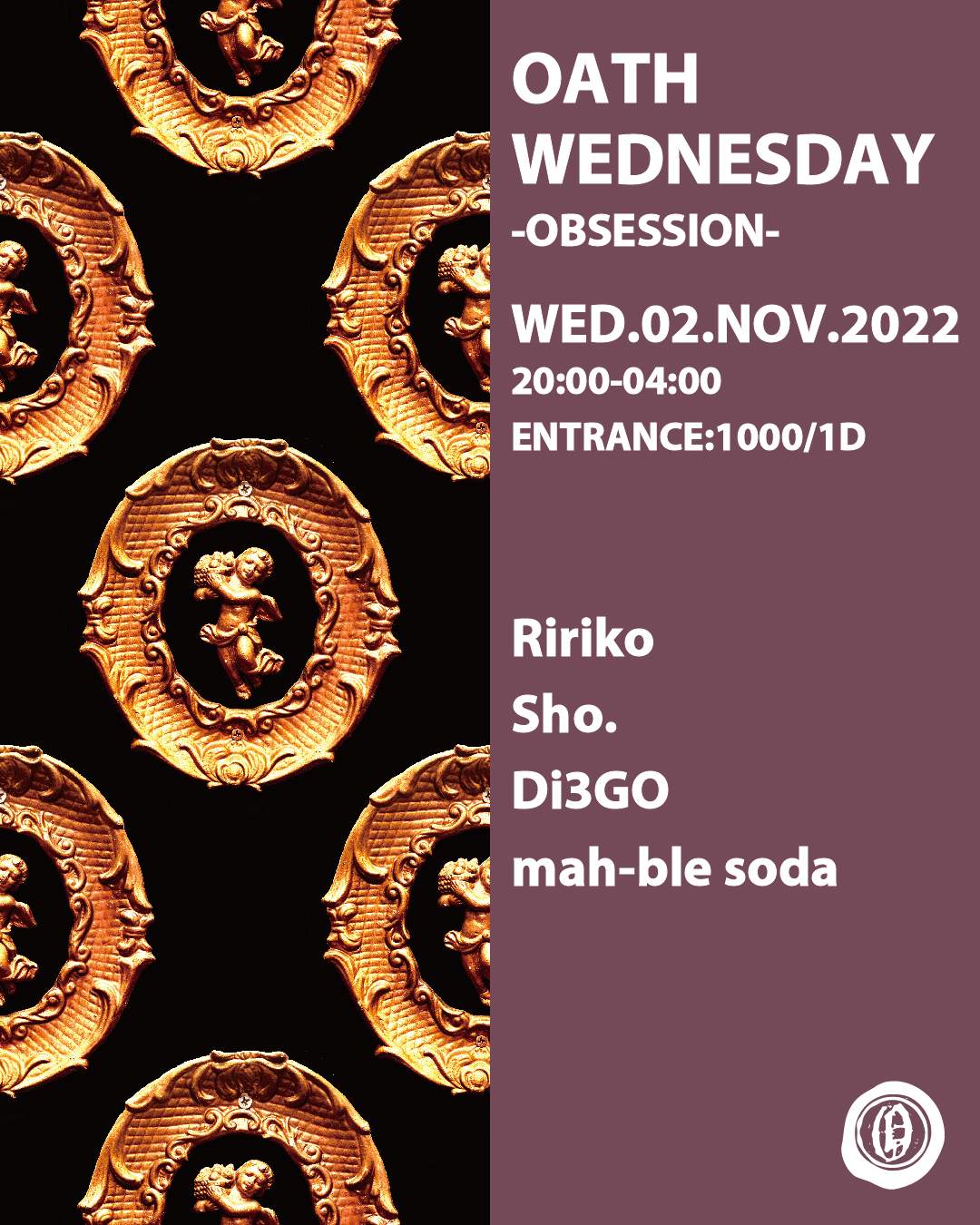 OBSESSION at Oath, Tokyo