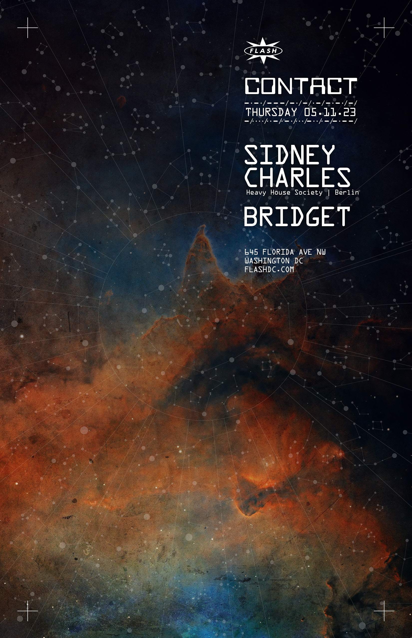 CONTACT: Sidney Charles - Bridget at Flash, Washington DC