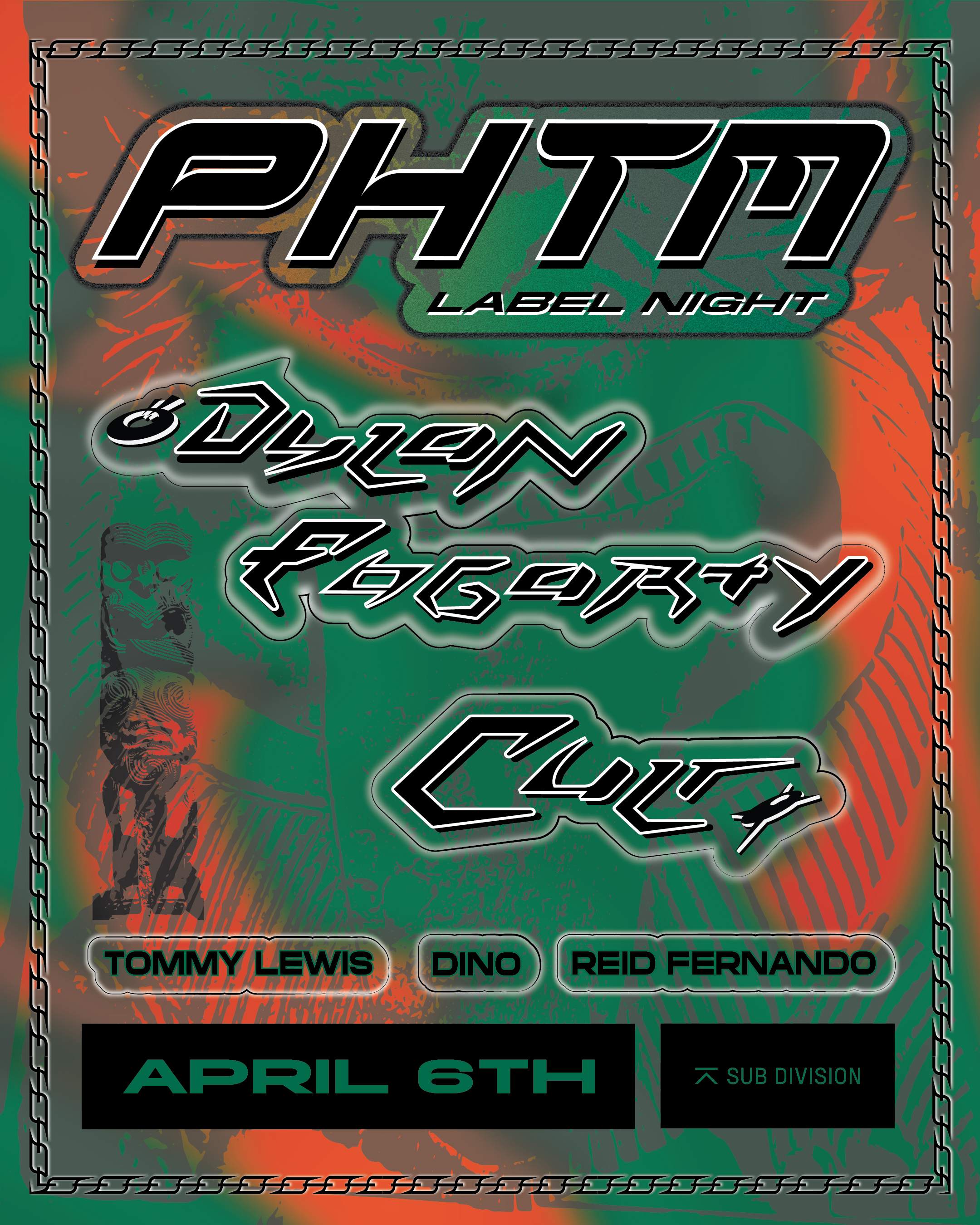 PHTM LABEL NIGHT FINALE: Dylan Fogarty & CULT em Sub Division, Toronto
