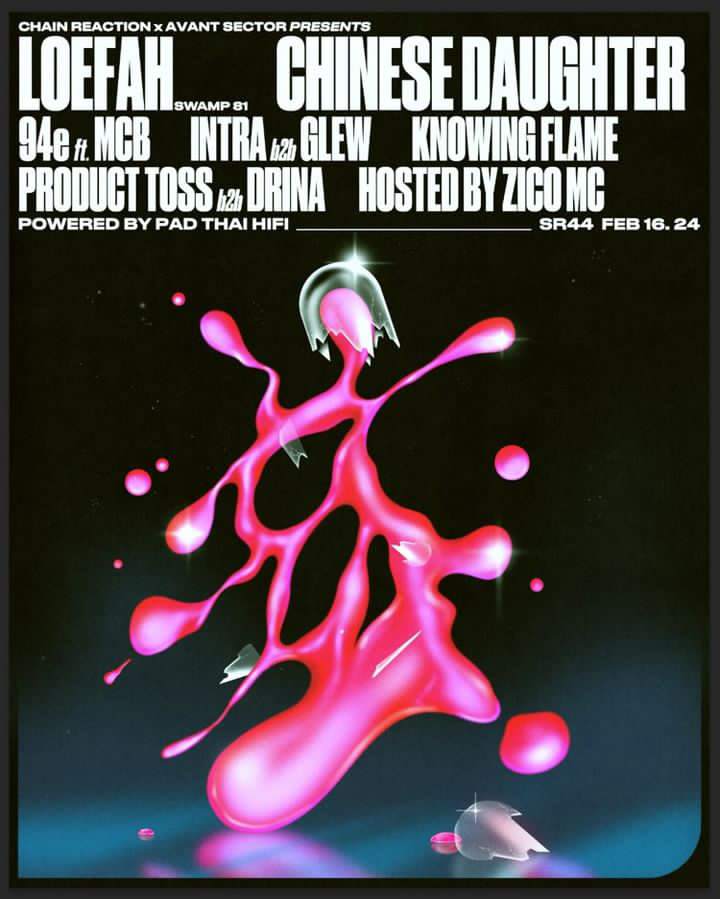 Chain Reaction x Avant Sector present: Loefah, Chinese Daughter & More ...