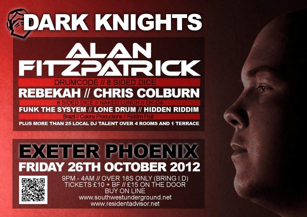 Dark Knights present Alan Fitzpatrick, Rebekah and Chris Colburn at ...