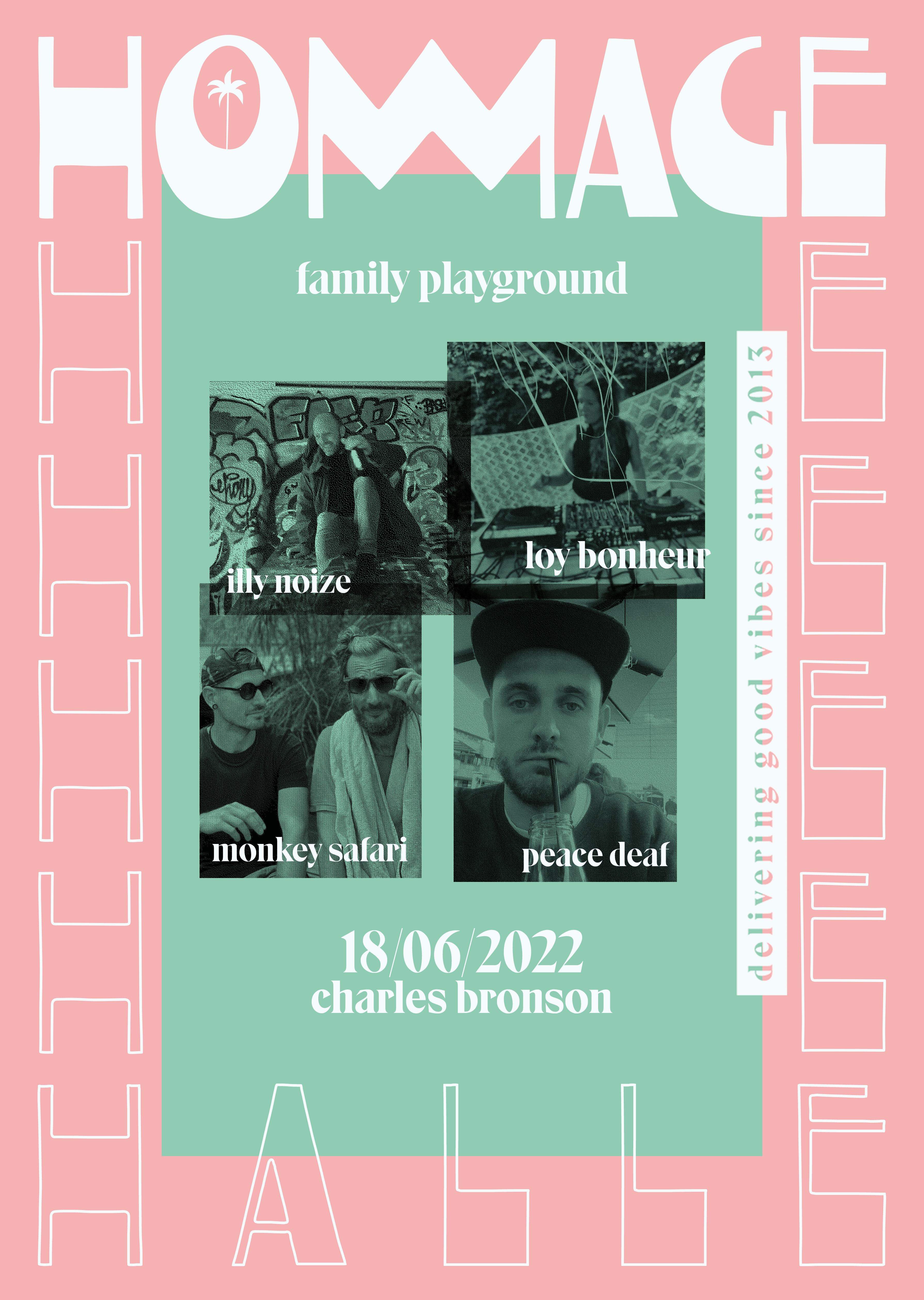 HOMMAGE /// Monkey Safari, Illy Noize,Loy Bonheur, Peace Deaf at ...