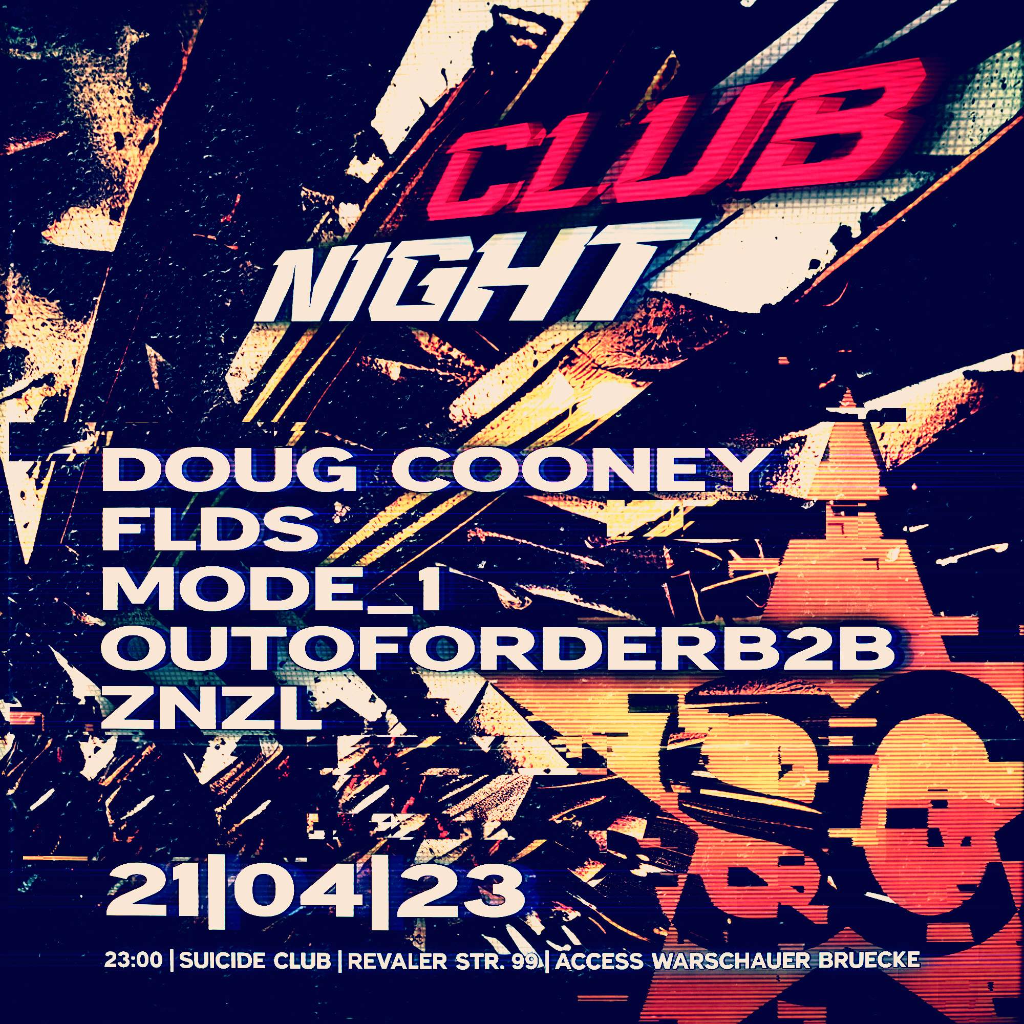 SCB || CLUB NIGHT with Doug Cooney, Znzl, Mode_1, FLDS and ...