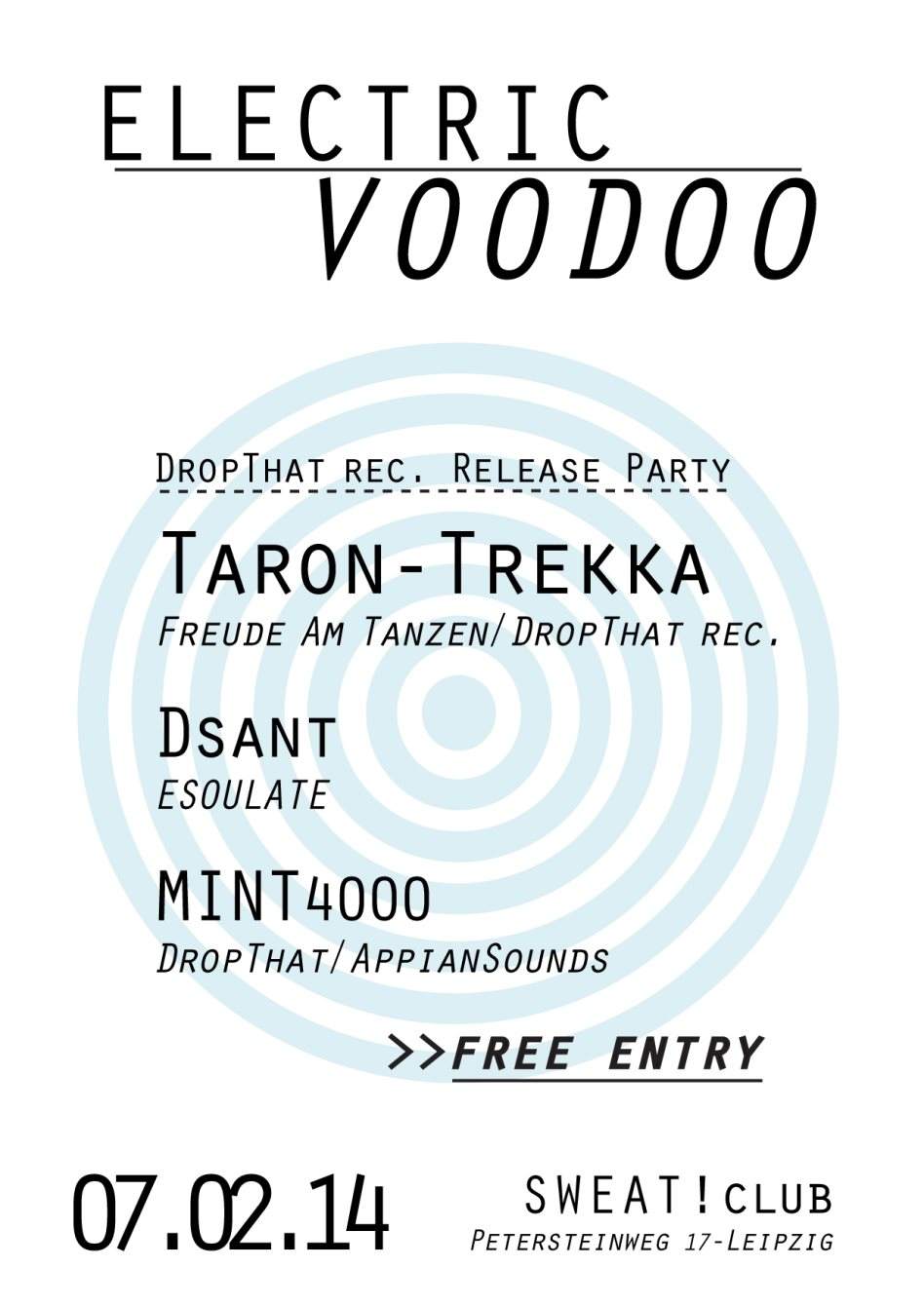 Electric Voodoo en Sweat Club, Leipzig