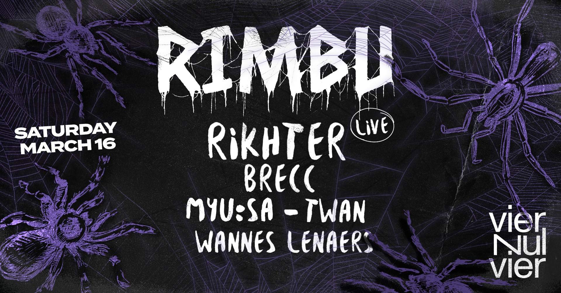 RIMBU presents The Architect Of Shadows at VIERNULVIER, Ghent