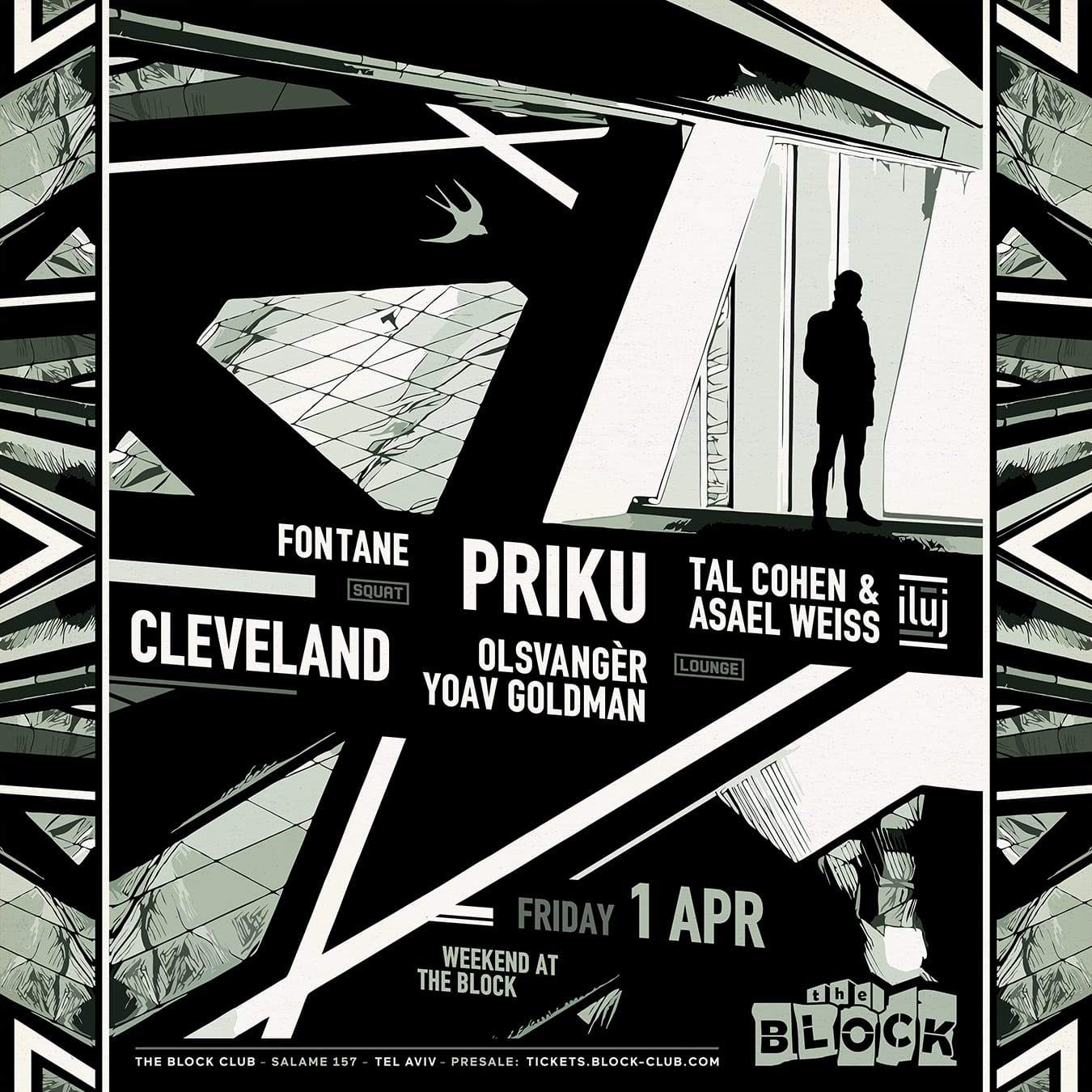 Weekend Part 2 with Priku, Cleveland and friends at The Block, Tel Aviv