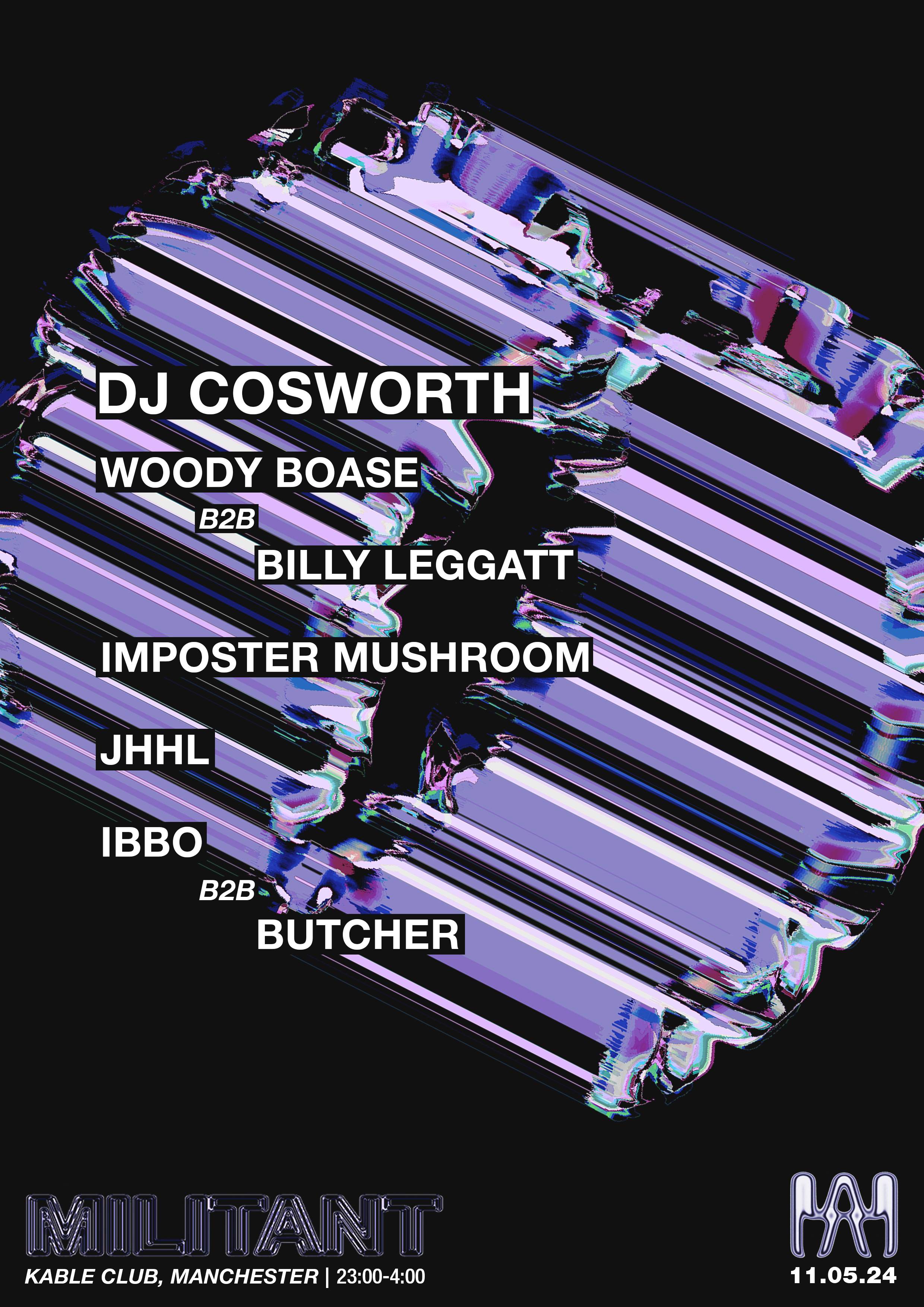 MILITANT: Kable Club W/ DJ Cosworth at Kable Club, Manchester