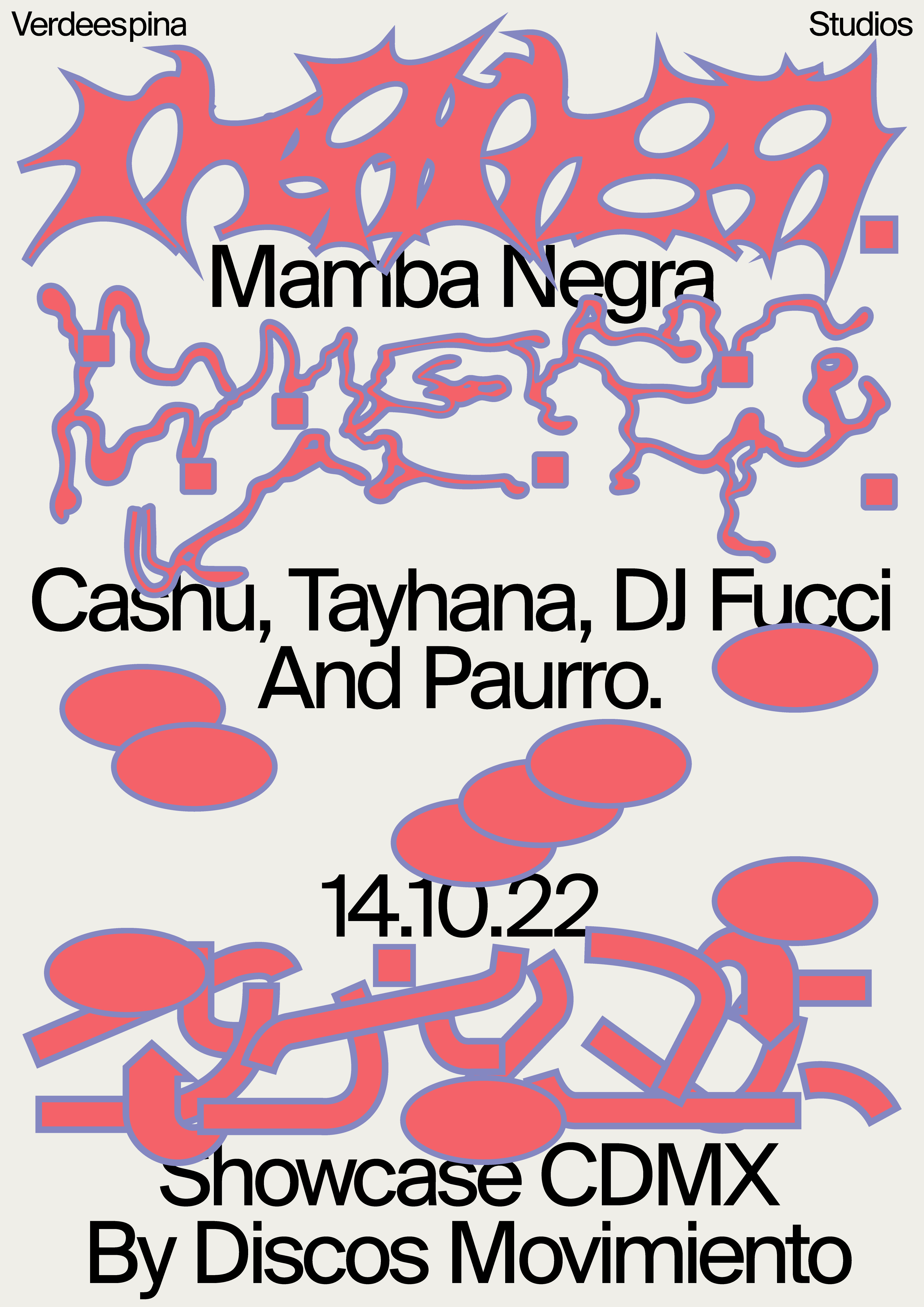 Mamba Negra Showcase con Cashu & Tayhana + Dj Fucci + Paurro en CDMX at ...