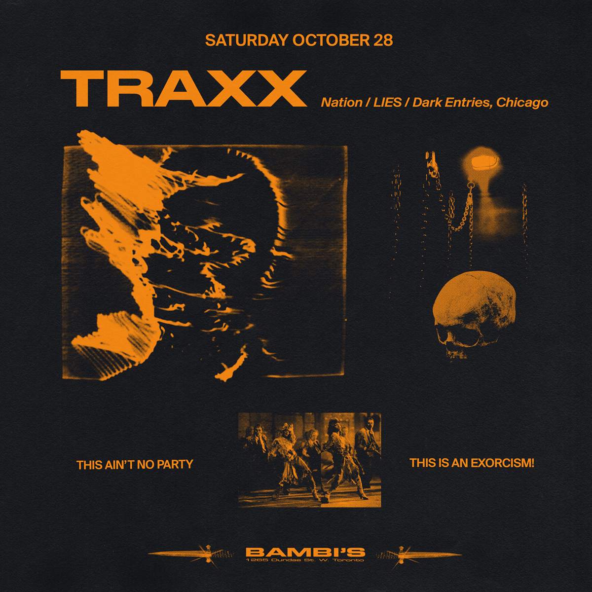 Haunted House of Traxx (Chicago) at Bambi's, Toronto