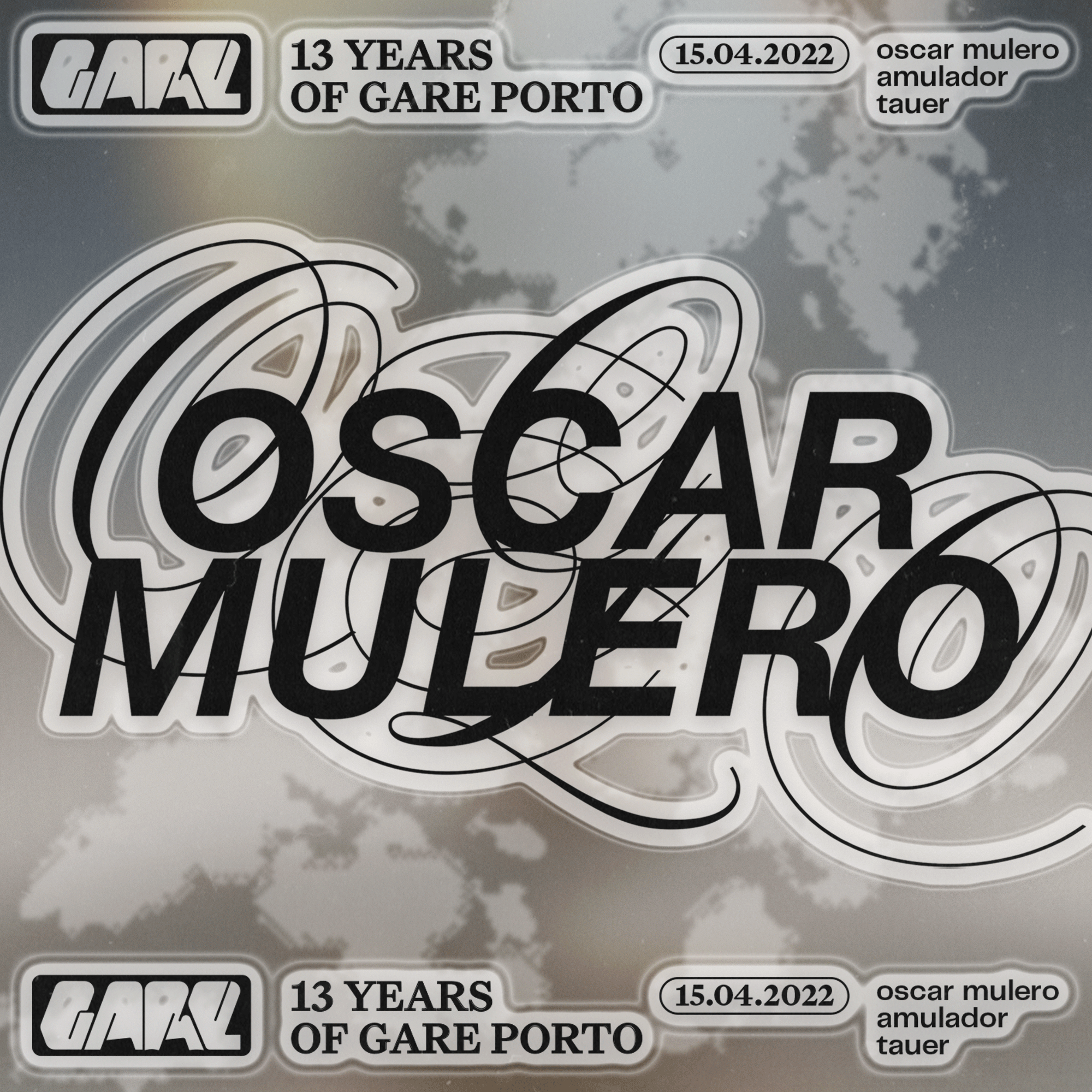 13 Years of Gare Porto - Oscar Mulero + Amulador + Tauer at Gare Porto ...