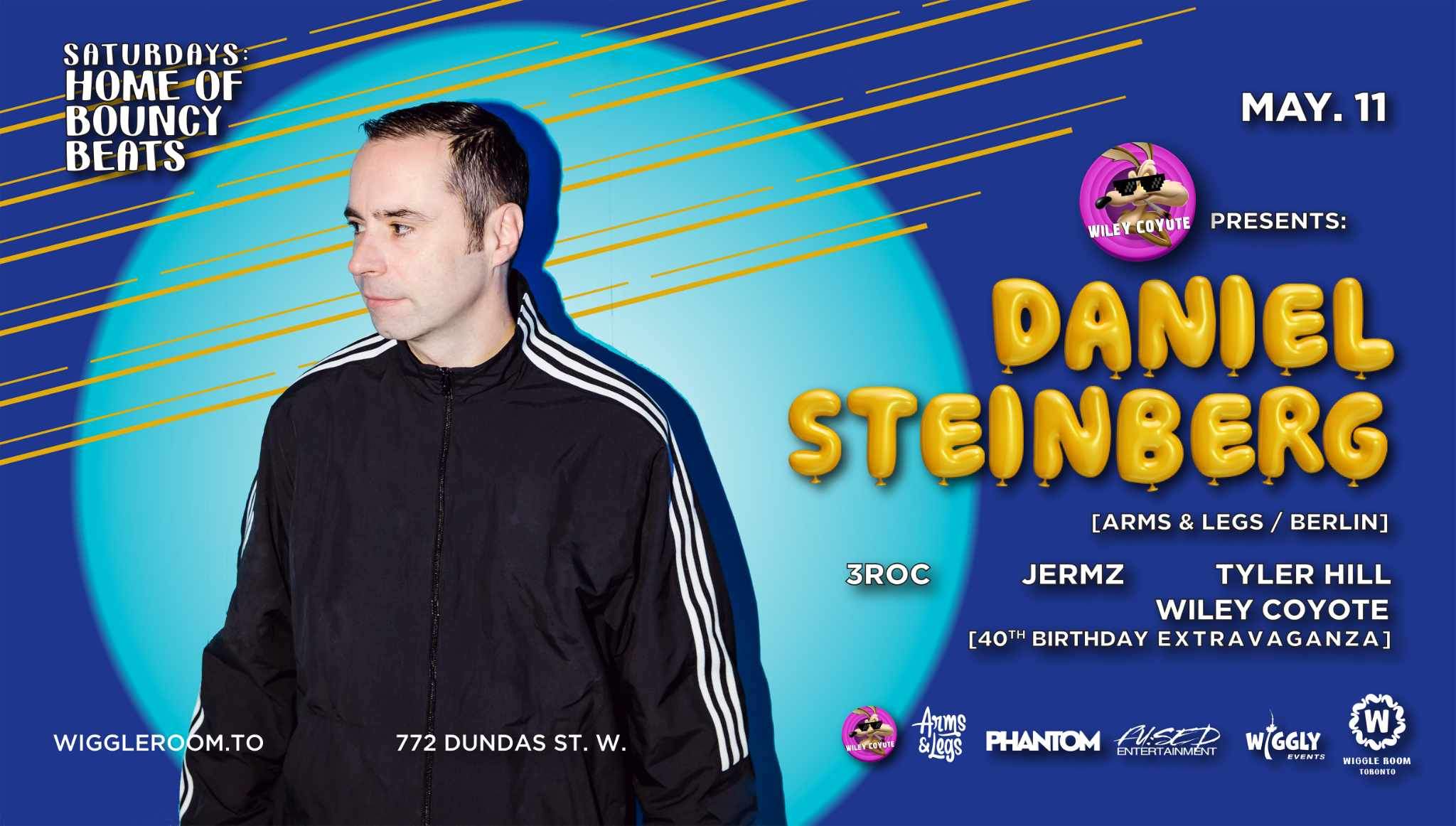 Daniel Steinberg / Wiley Coyote (bday beats) / Tyler Hill at Wiggle ...