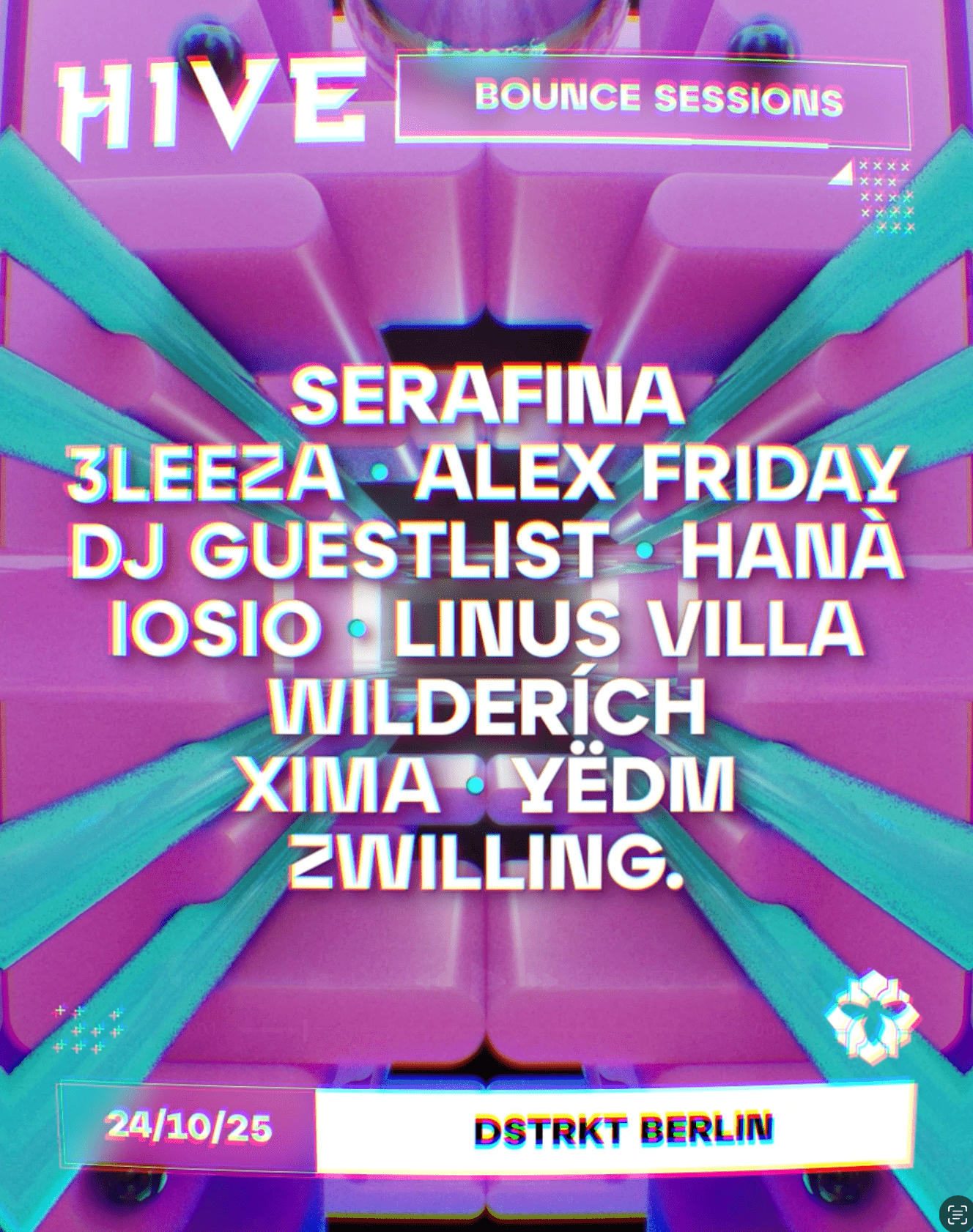 Bounce Sessions by HIVE w / Serafina, Zwilling., Wilderich, DJ ...