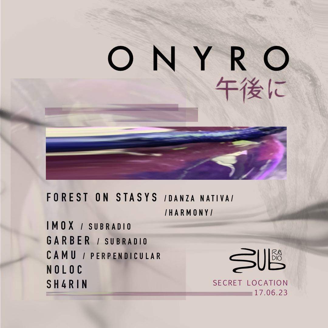 ONYRO x SubRadio at TBA - Madrid, Madrid