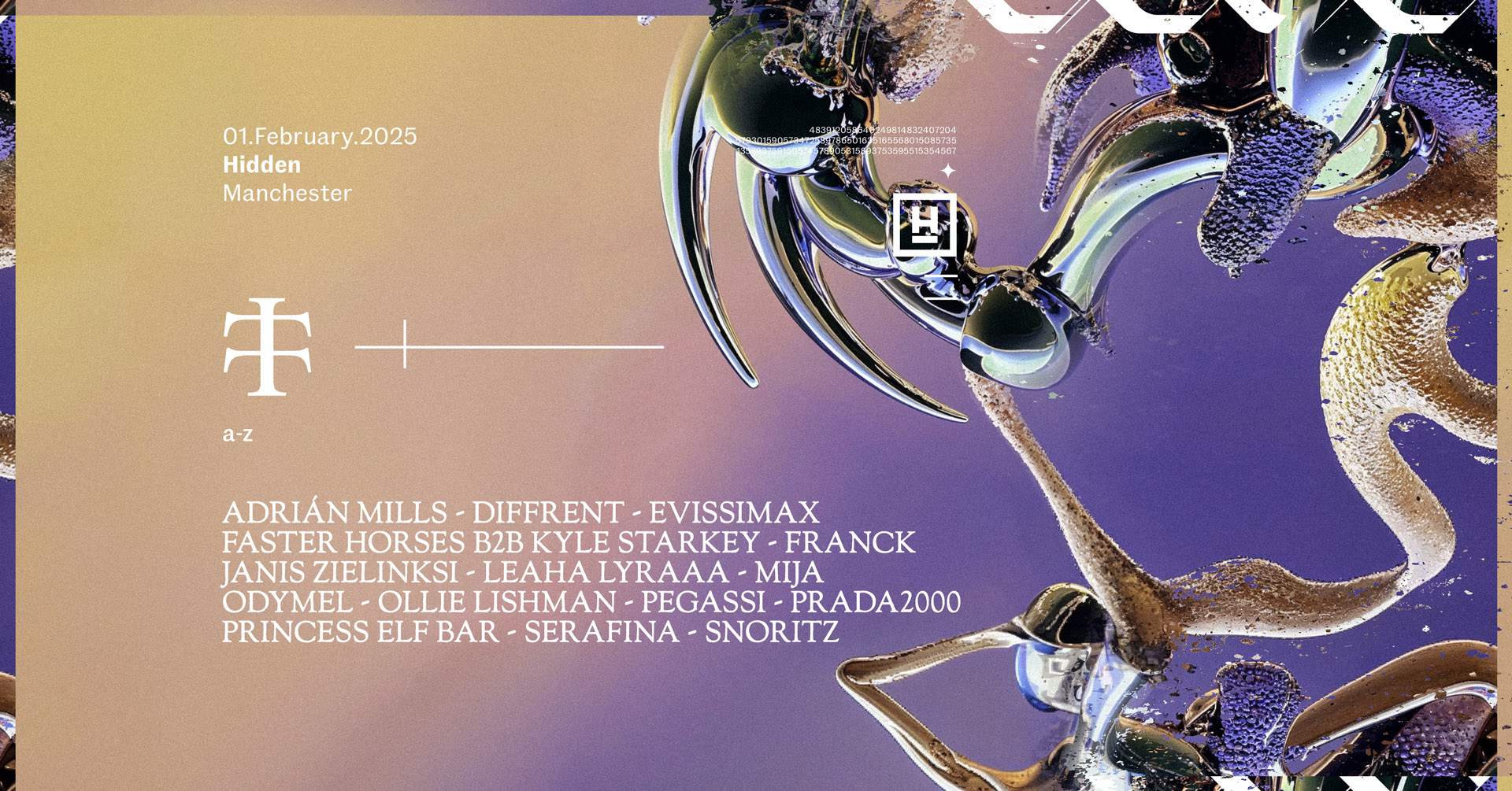 Teletech Hidden, Manchester: 1st February 2025 at Hidden, Manchester