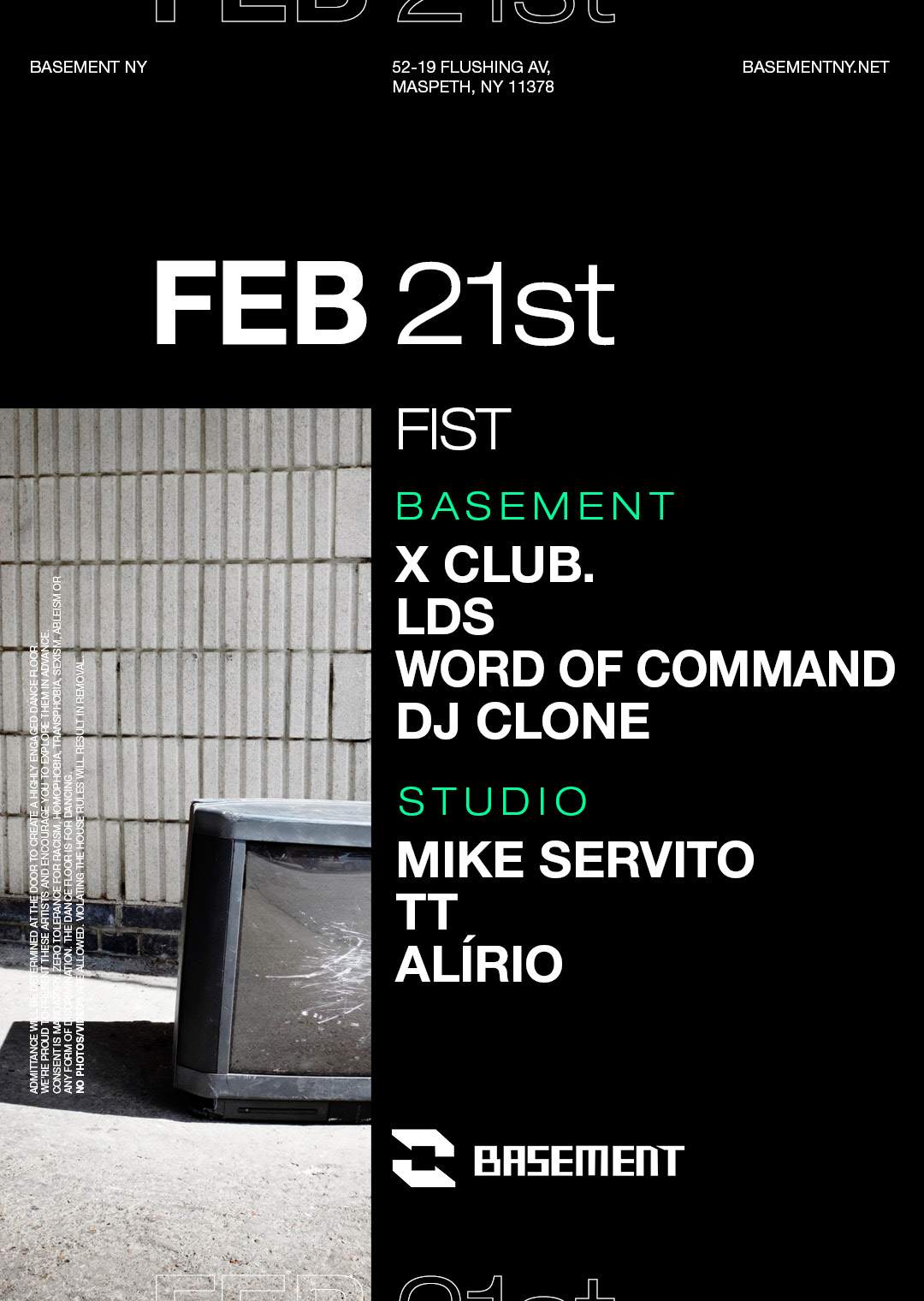 FIST: X CLUB. / LDS / Word of Command / DJ Clone / Mike Servito / TT ...
