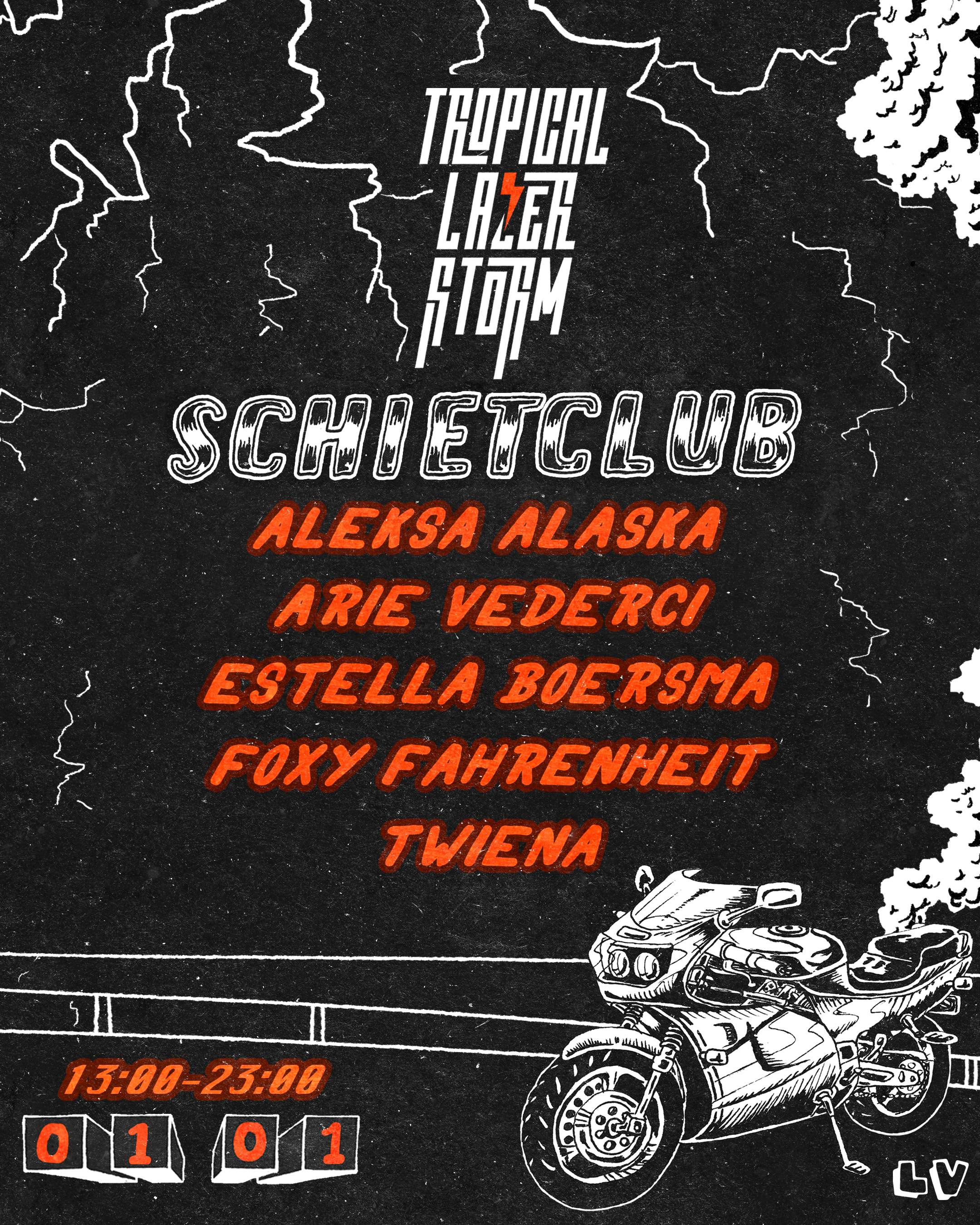 Tropical Lazer Storm X Schietclub at TBA - Schietclub, Amsterdam