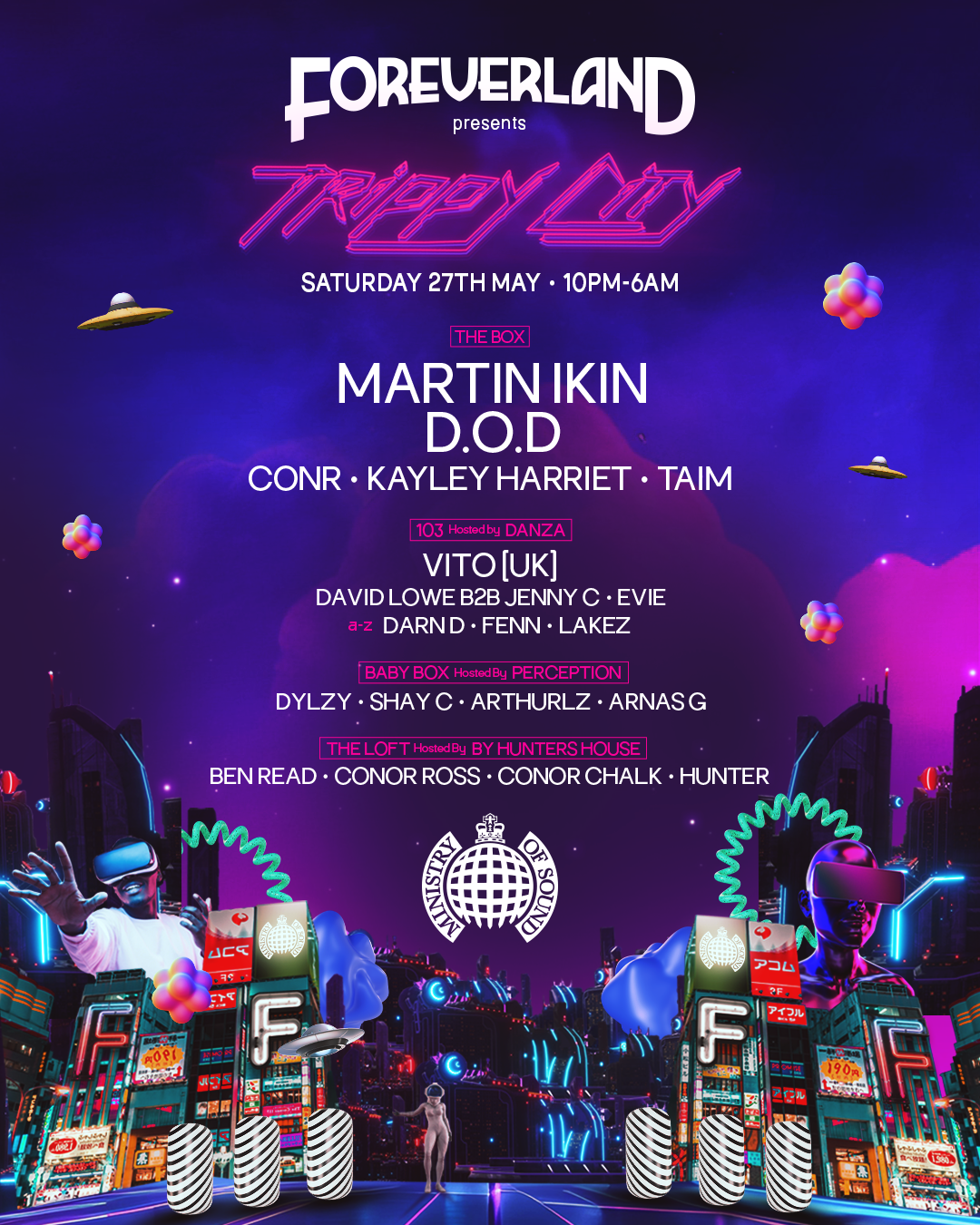 Foreverland's Trippy City: Downtown Tokyo Inspired Rave bij Ministry Of ...