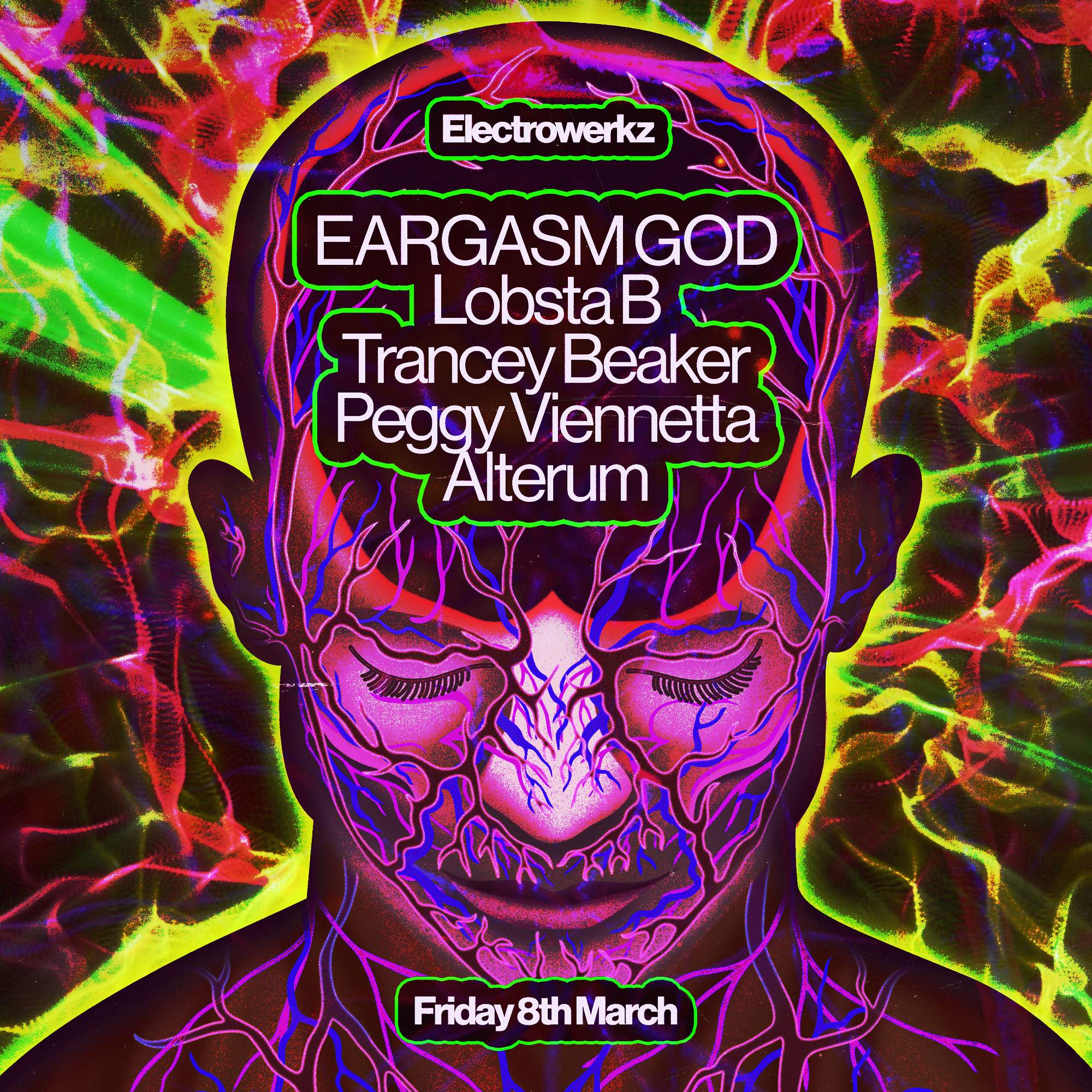 EARGASM GOD, Lobsta B, Trancey Beaker, Peggy Vienetta, alterum bei ...