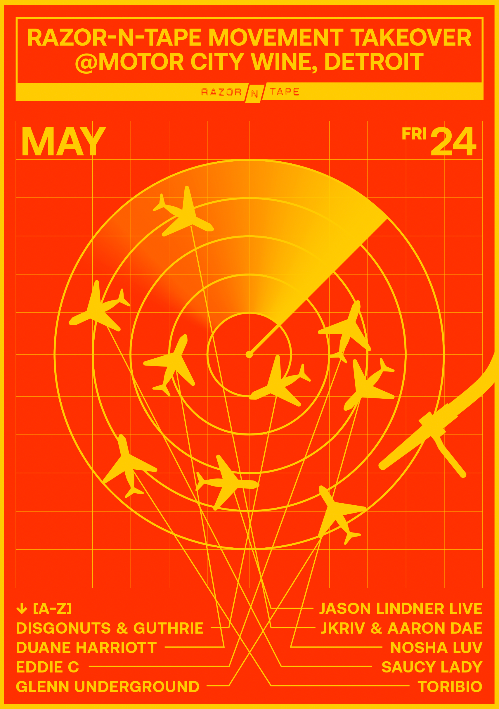 Razor-N-Tape Takeover at MotorCity Wine, Detroit