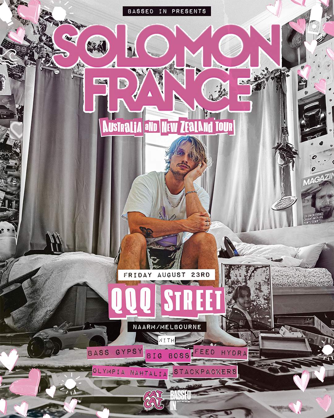 Bassed In Pres. SOLOMON FRANCE (NSW) at QQQ Street at QQQ. ST Park ...