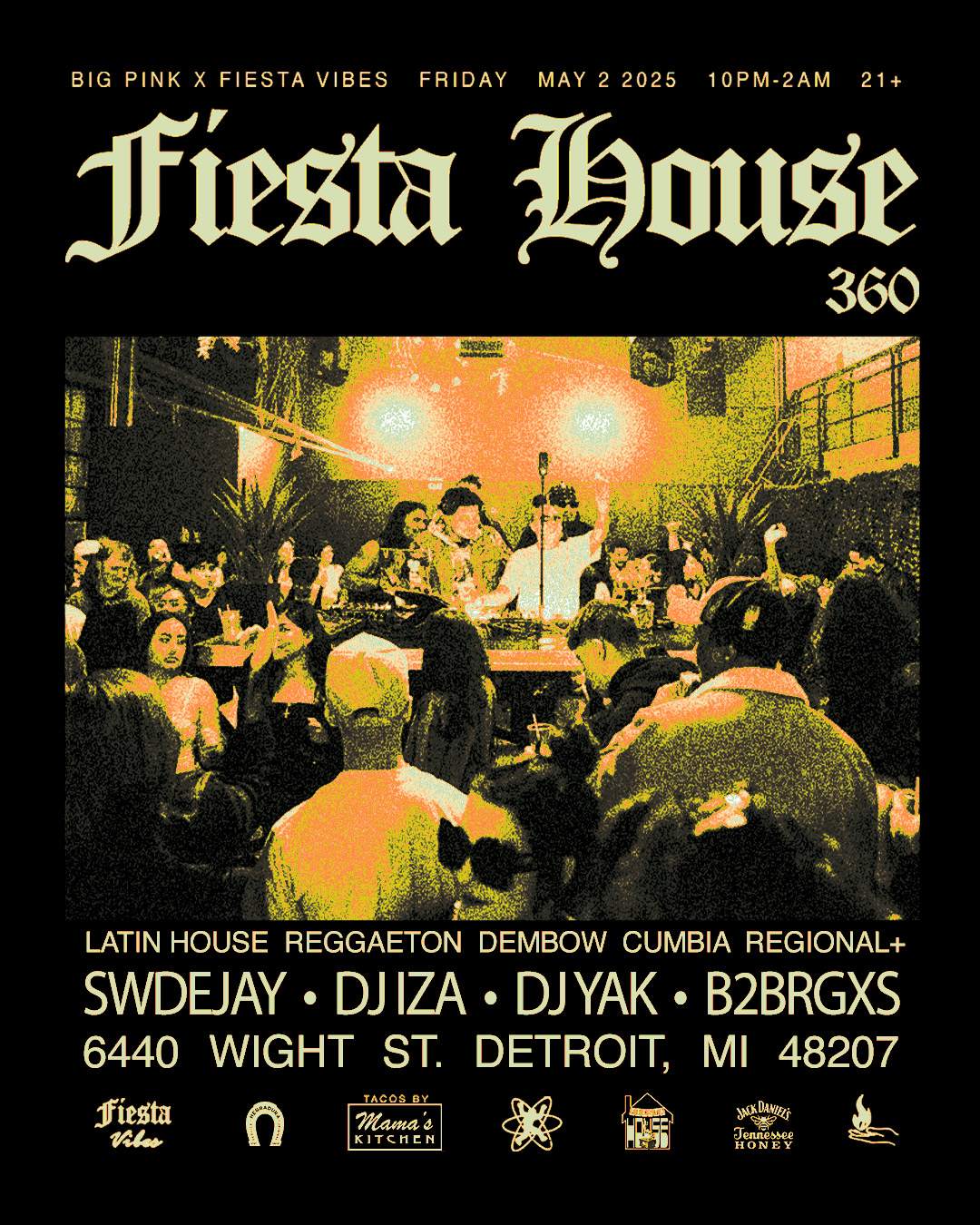 FIESTA HOUSE: 360 STAGE EXPERIENCE (Latin Fusion Music) at Big Pink ...