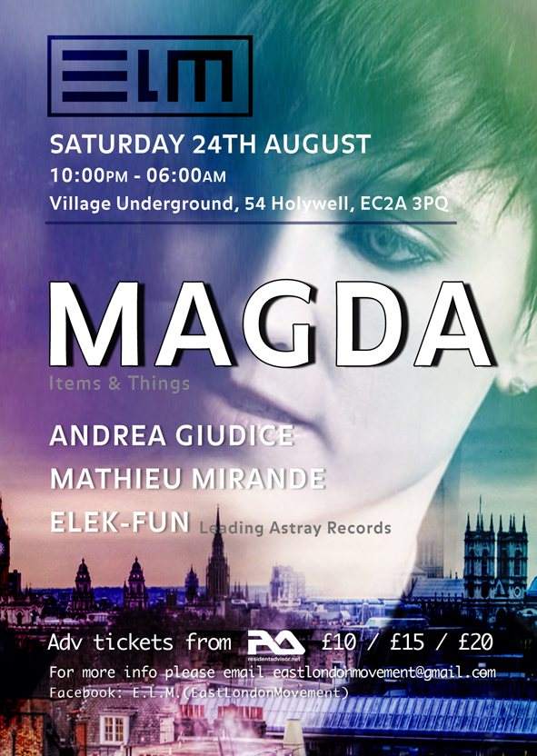 ELM '2nd Birthday' with Magda - Bank Holiday Special bei Village ...