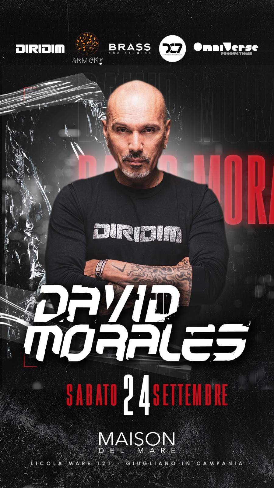 David Morales at Brass @ Maison Del Mare Beach Club, Central