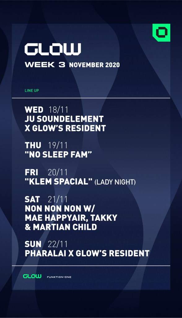 Glow's Program November Week at Glow, Bangkok