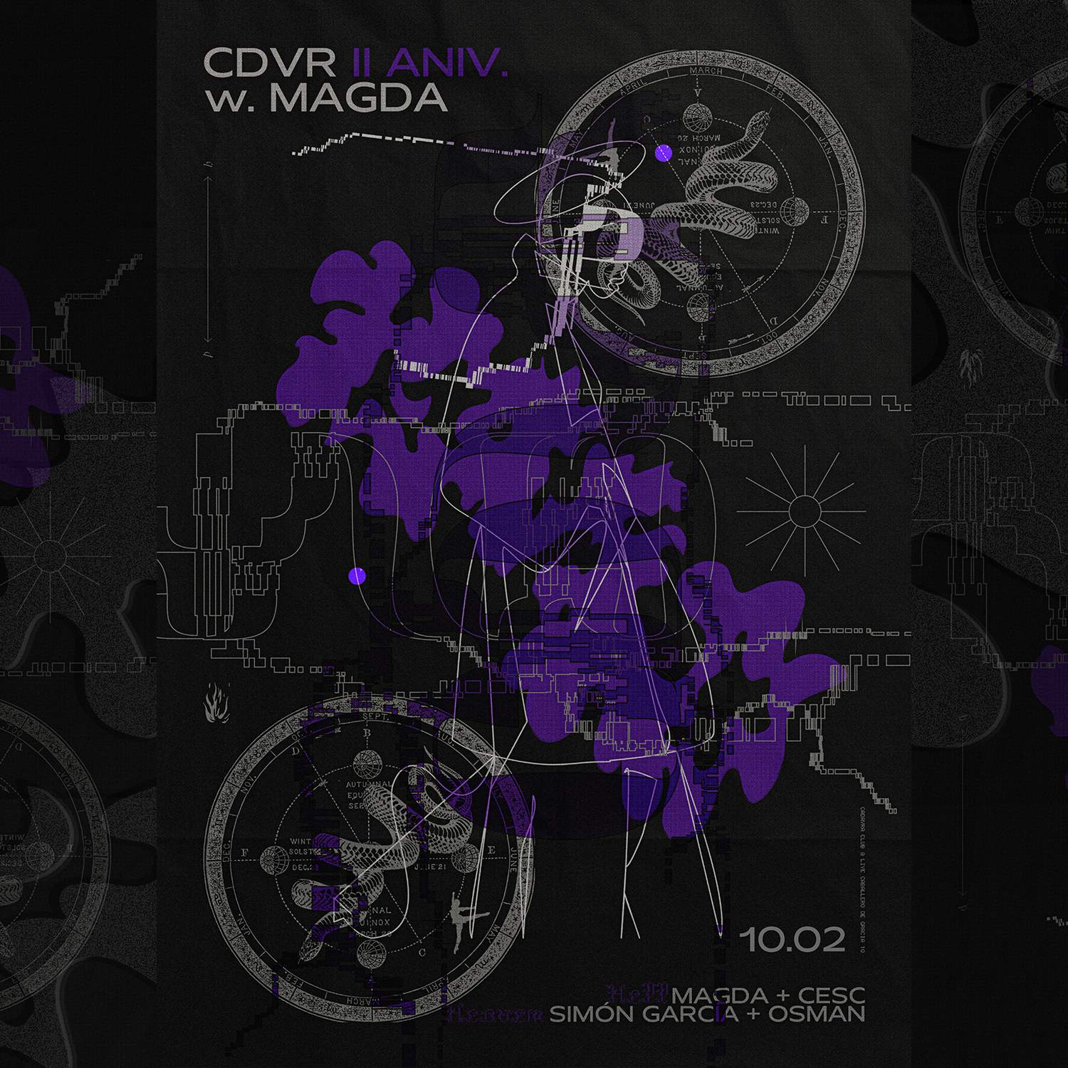 II ANIVERSARIO with Magda at Cadavra, Madrid