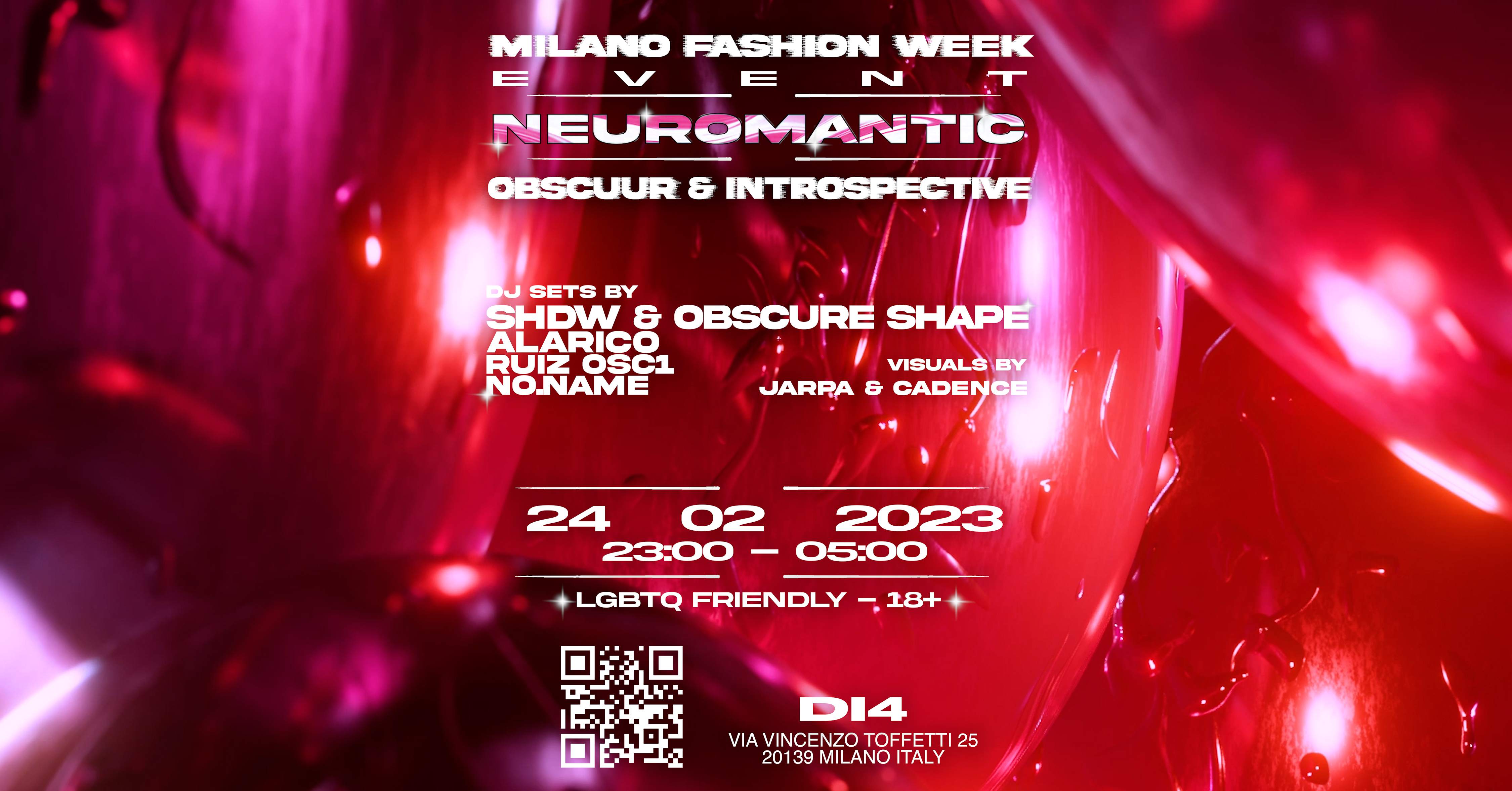 NEUROMANTIC for Milano Fashion Week: SHDW & Obscure Shape, Alarico ...