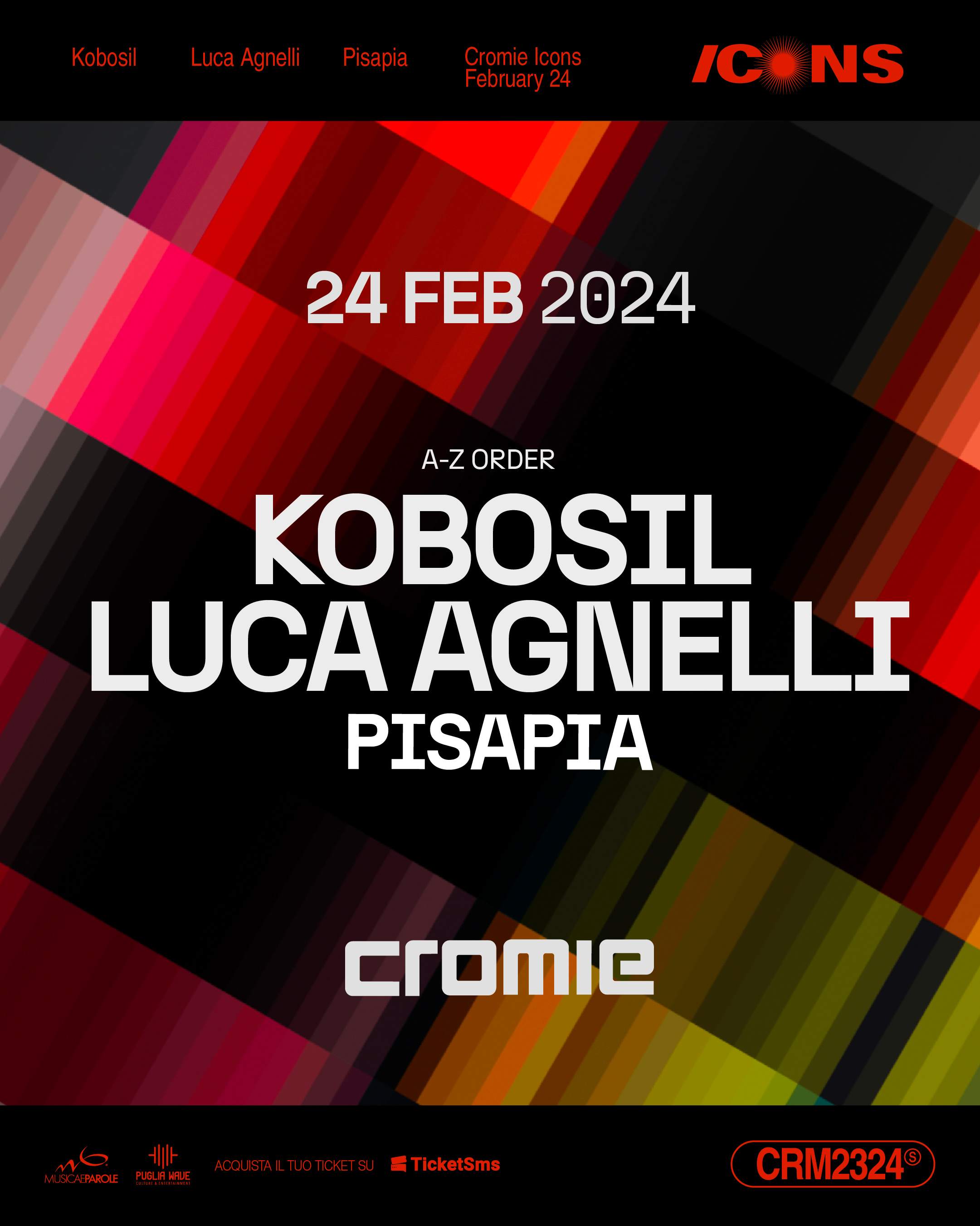 ICONS presents Kobosil, Luca Agnelli, Pisapia at Cromie, South